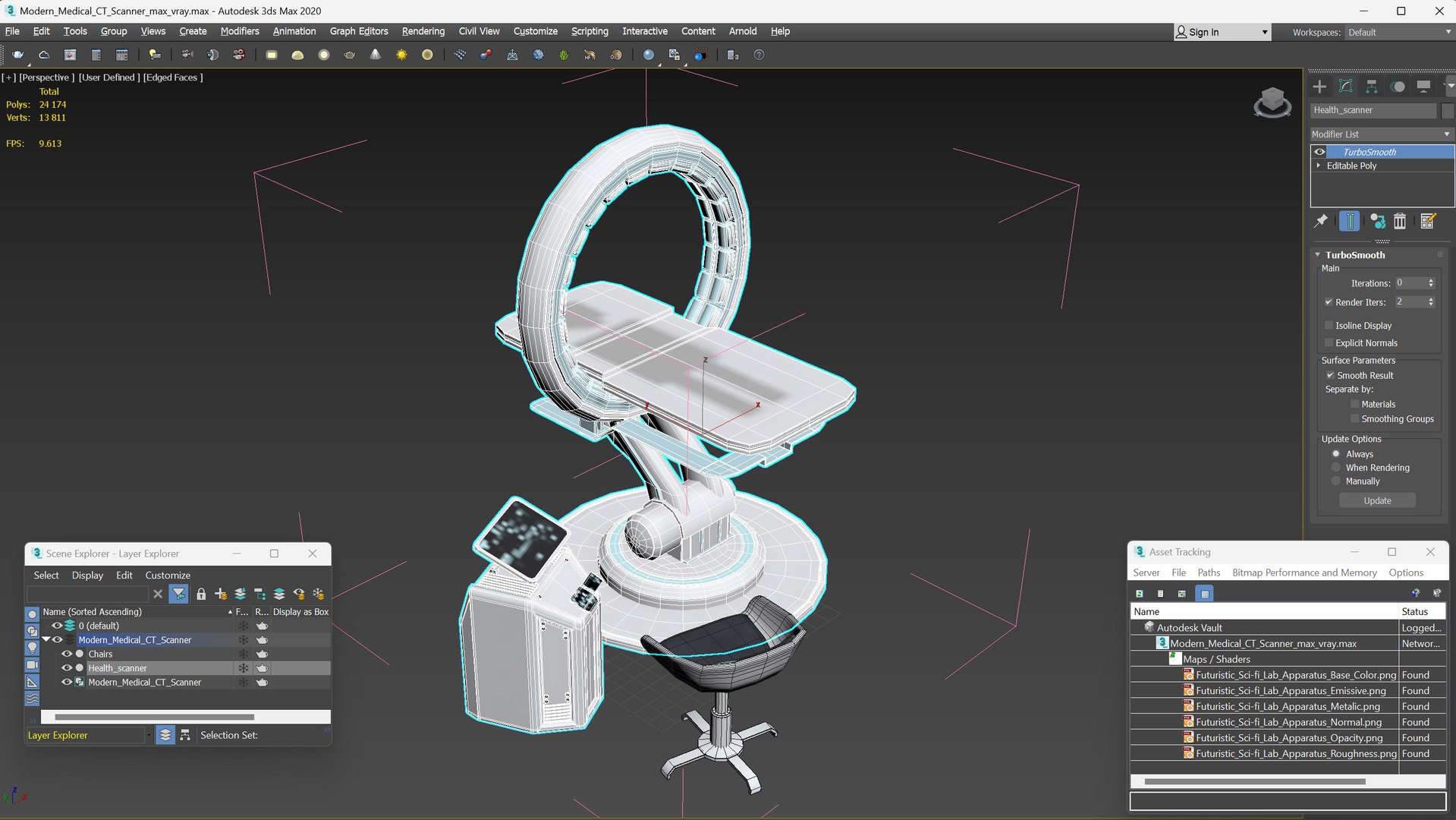 3D Modern Medical CT Scanner - TurboSquid 2317794