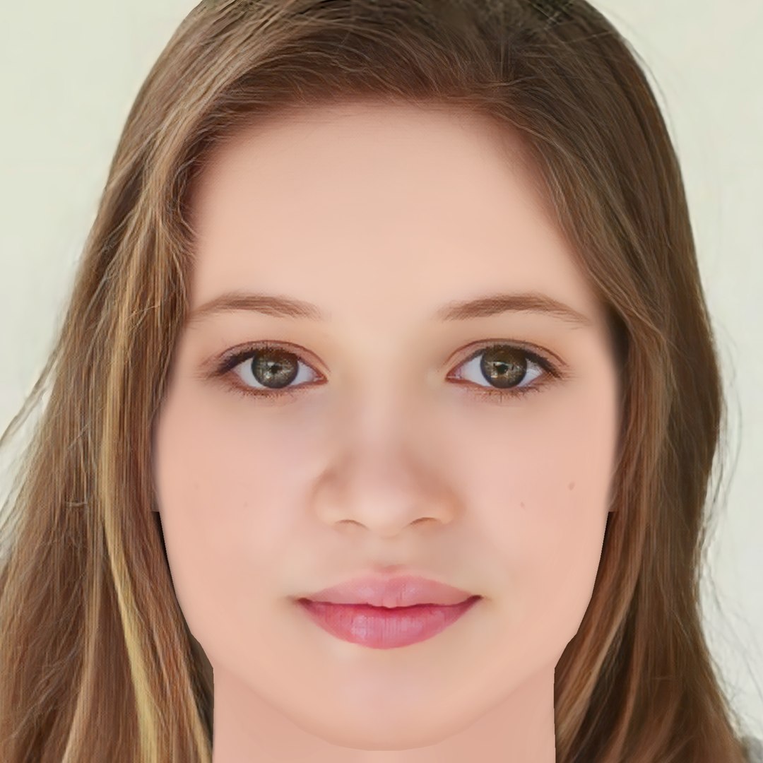 3D Holly Barrett Head - No Hair - Low Poly Head For Game Model ...