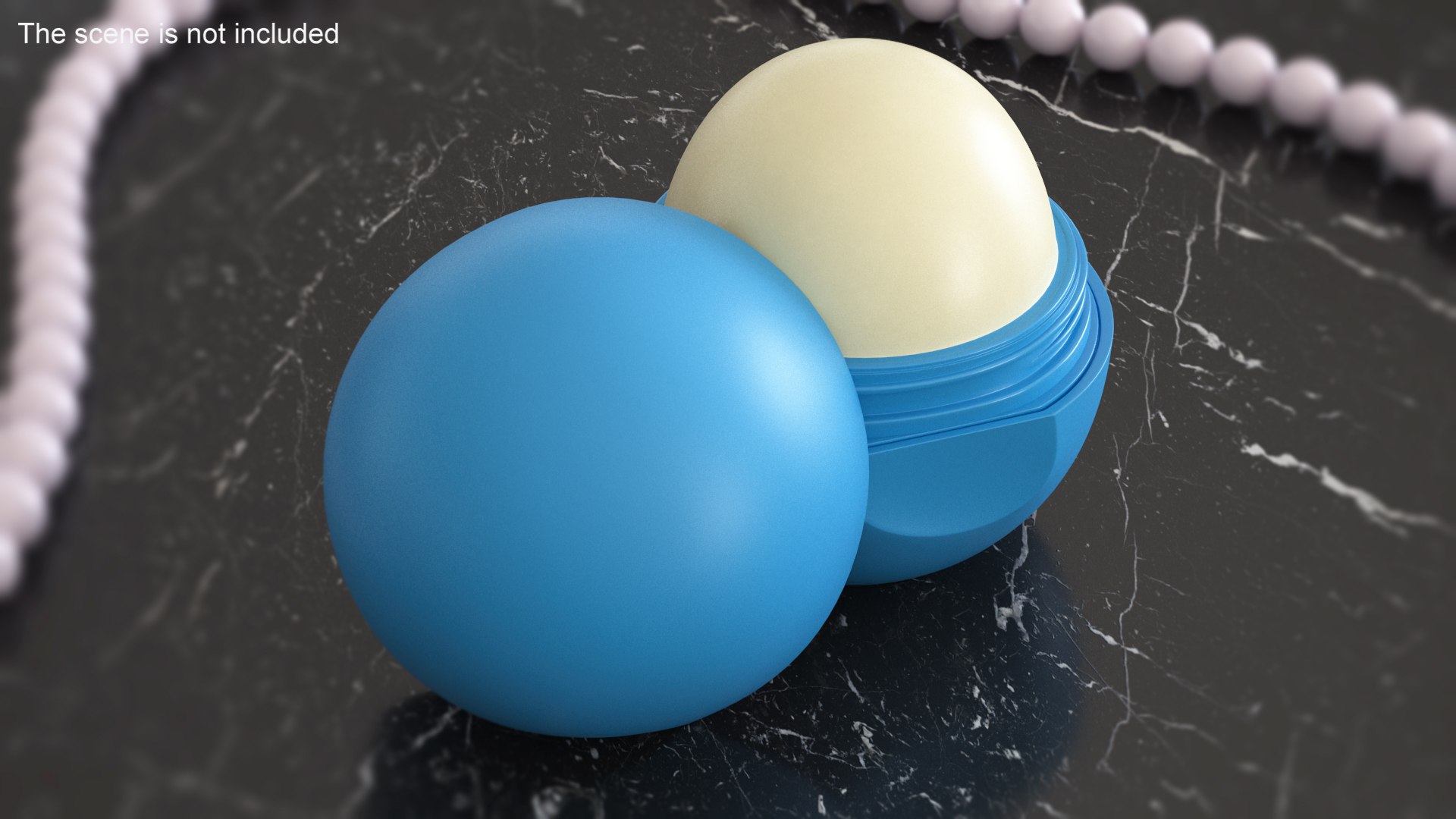 3D Lip Balm Sphere Blue Open - TurboSquid 2059178