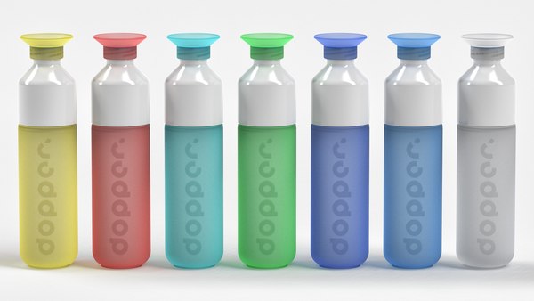 3D dopper reusable bottles - TurboSquid 1452458