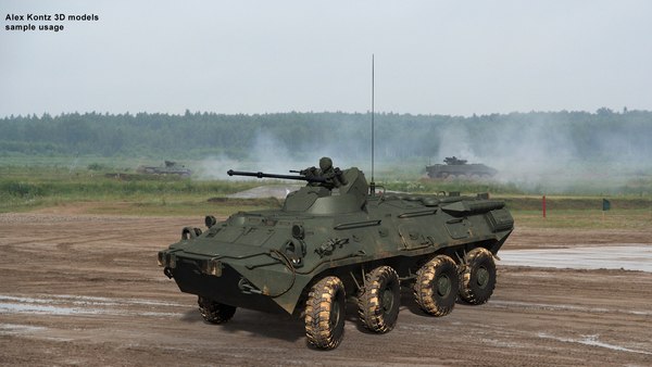 BTR-80 제품군 APC 3D 모델 - TurboSquid 1643677
