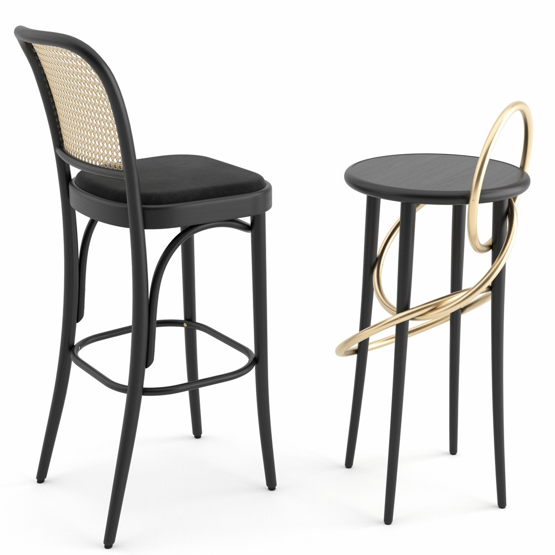 3D hocker stool wiener gtv - TurboSquid 1576343