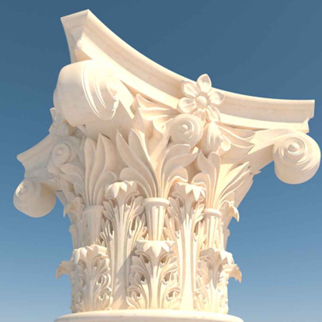 3d Corinth Column