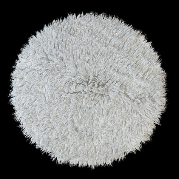 3d fur rug model