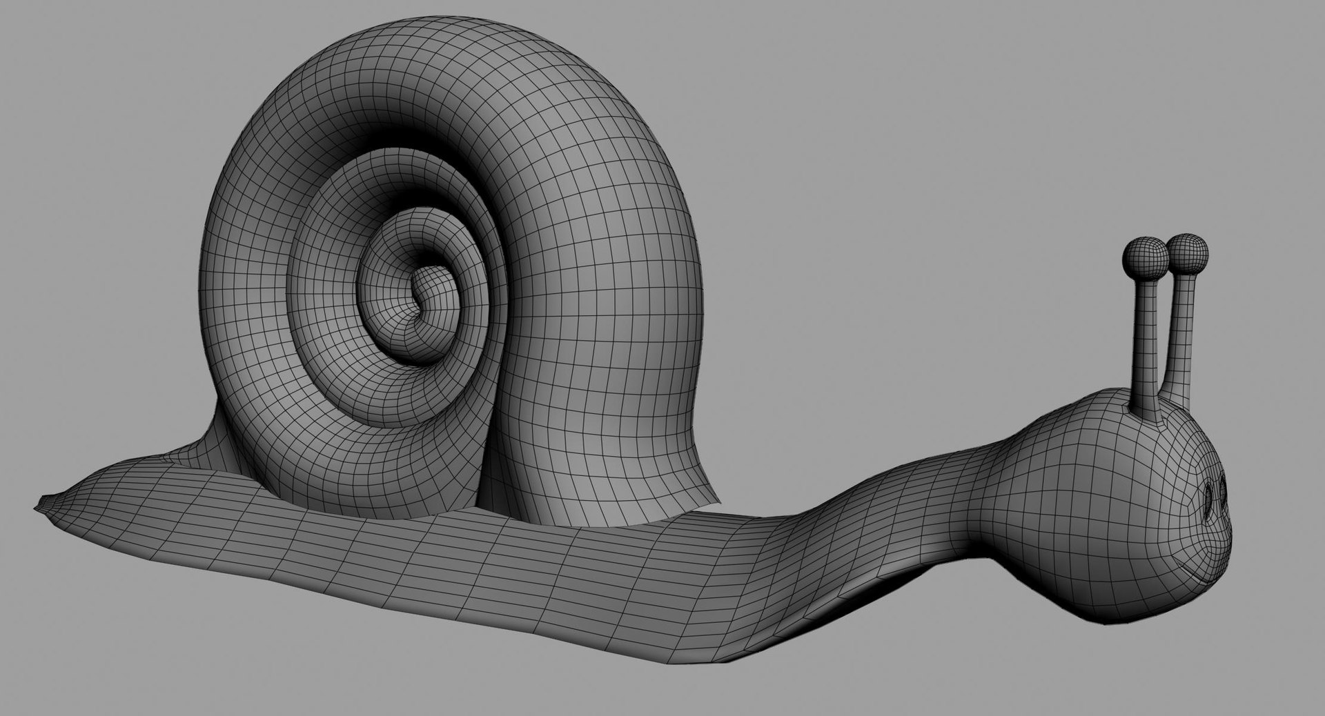 Cartoon Snail 3d Max