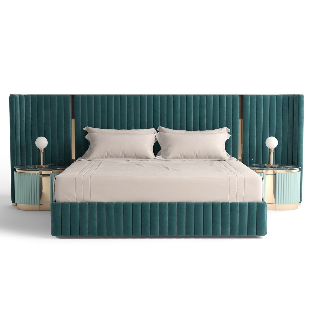 Visionnaire LEONARDO Bed 3D Model - TurboSquid 1986028