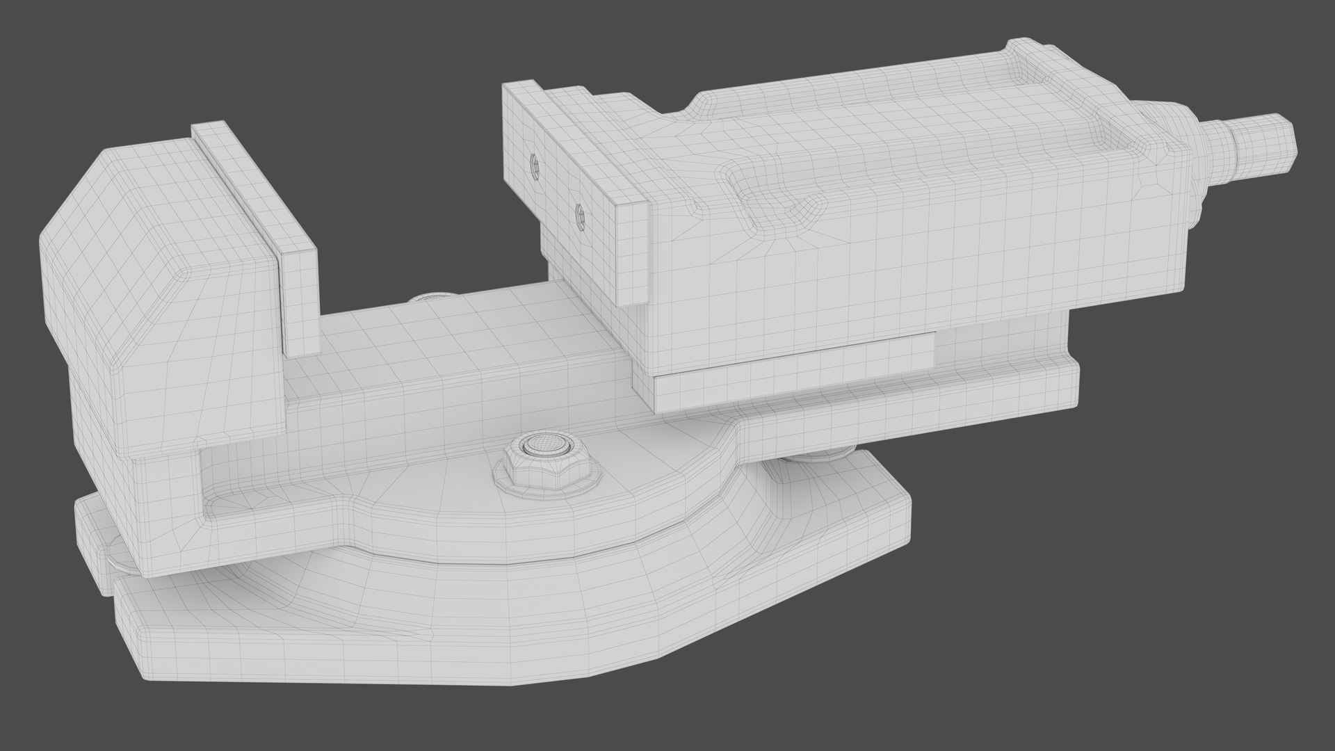 3D Lathe Vice Model - TurboSquid 2227518