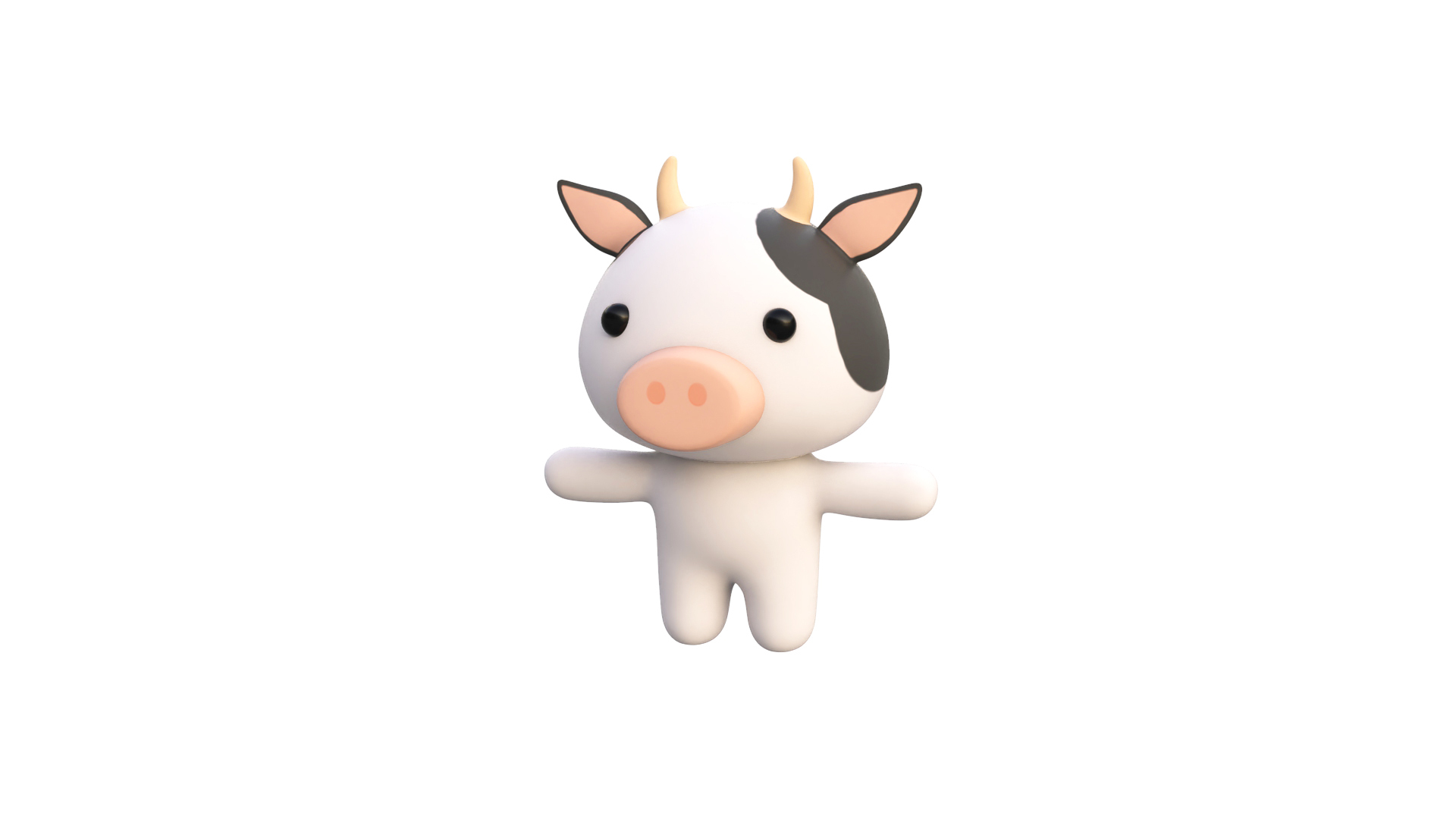 Character004 Chubby Cow - TurboSquid 2341818