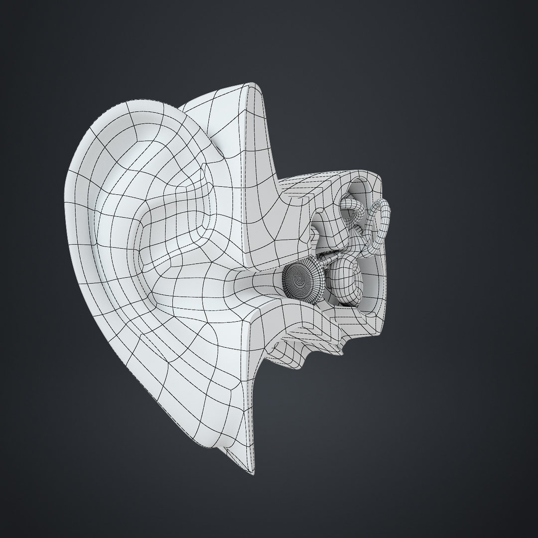 Stylized Ear Inner 3d Model