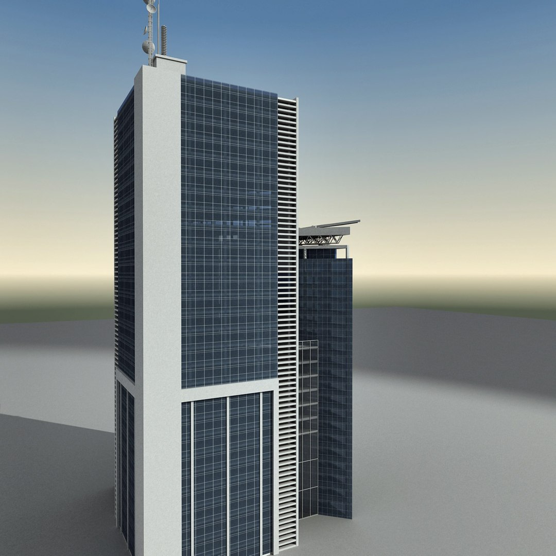 3dsmax Modern Building