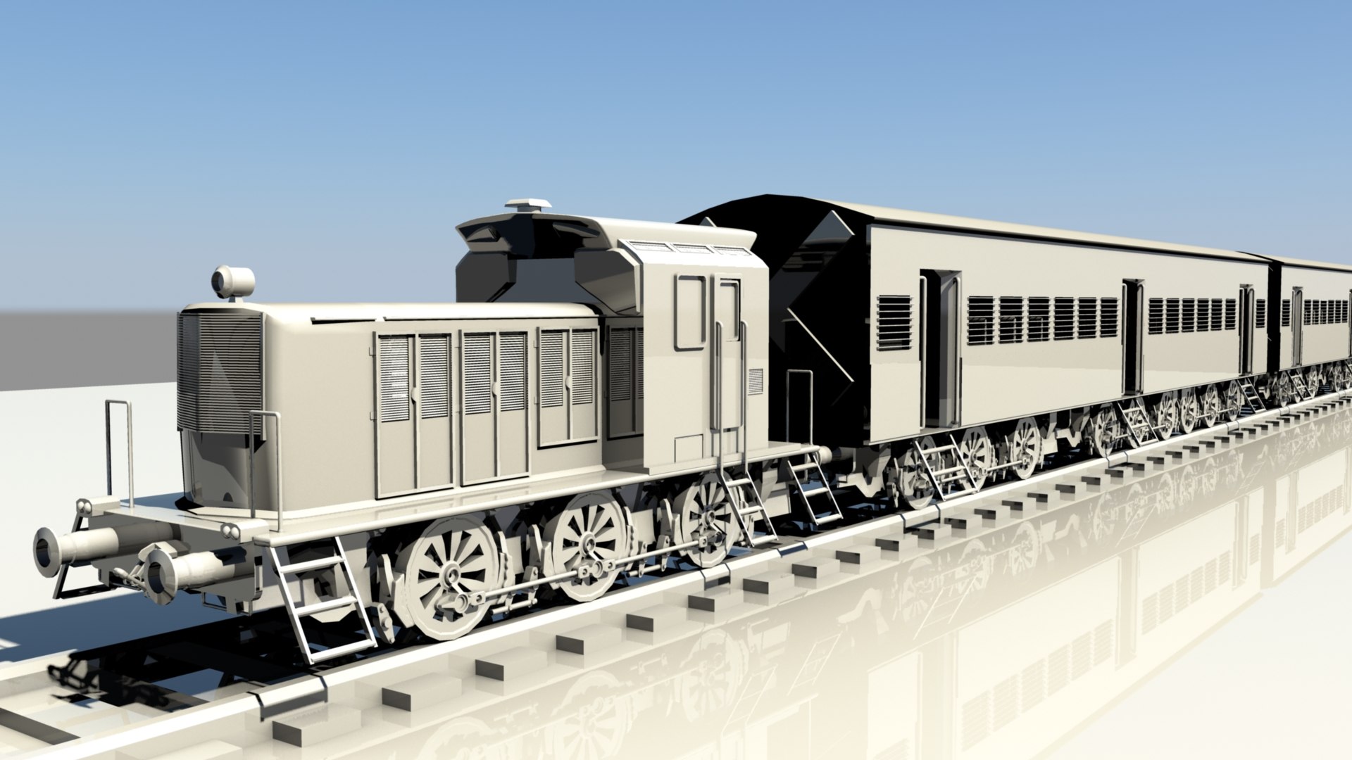 Train Coach 3d Obj