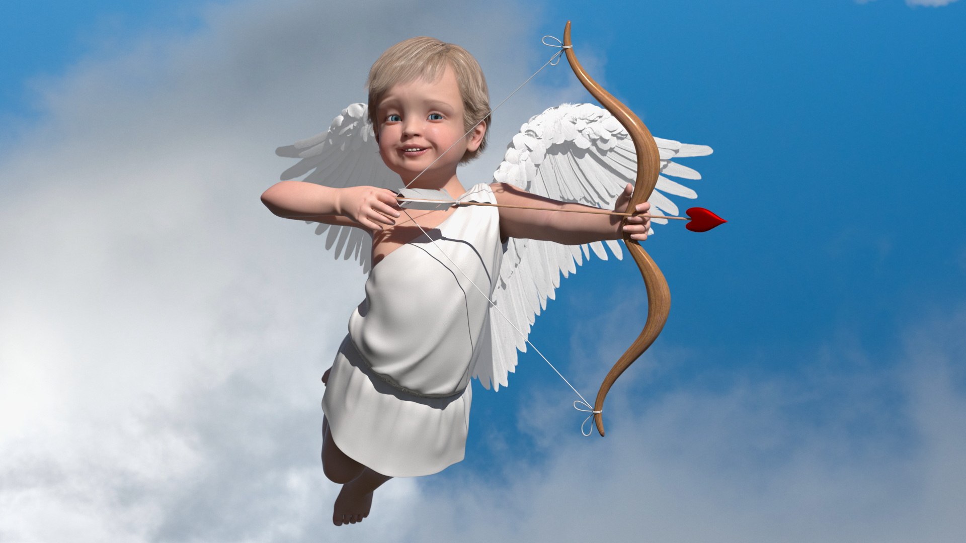Baby Cupid Rigged 3D - TurboSquid 2304612