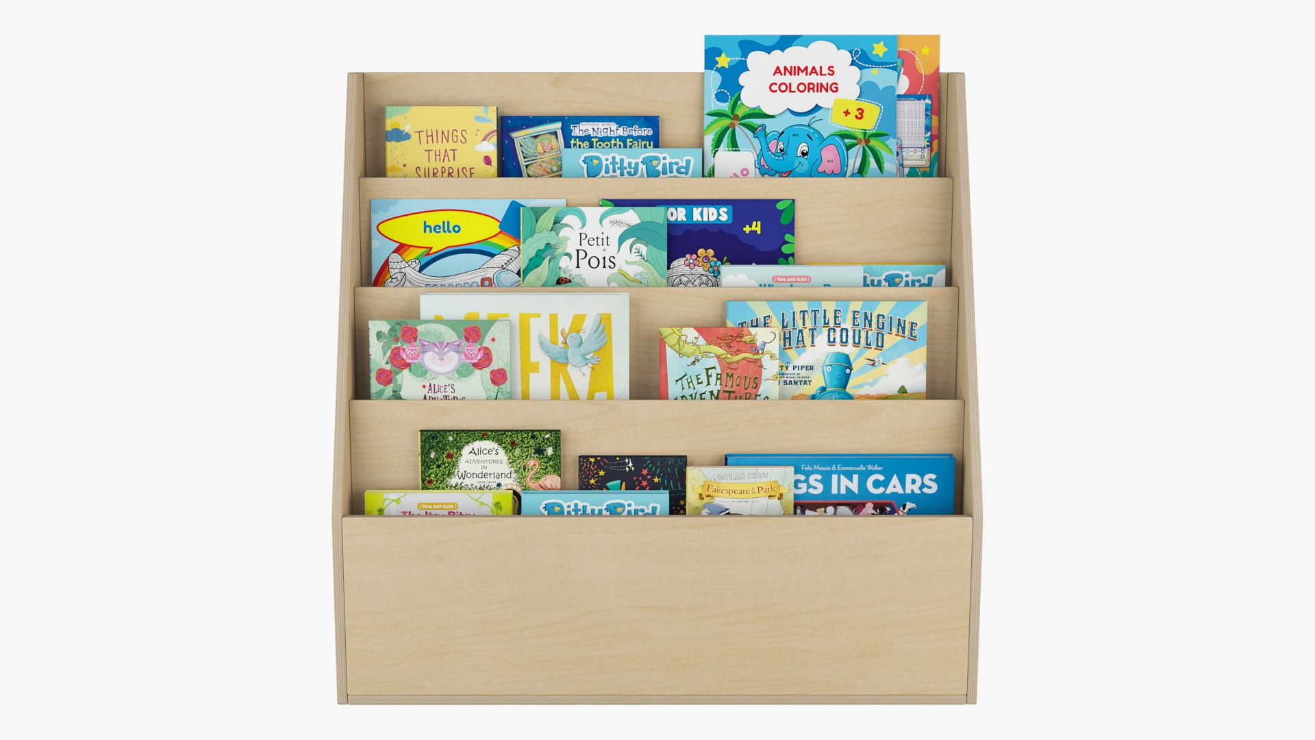 Kids Book Display 3D - TurboSquid 1473125