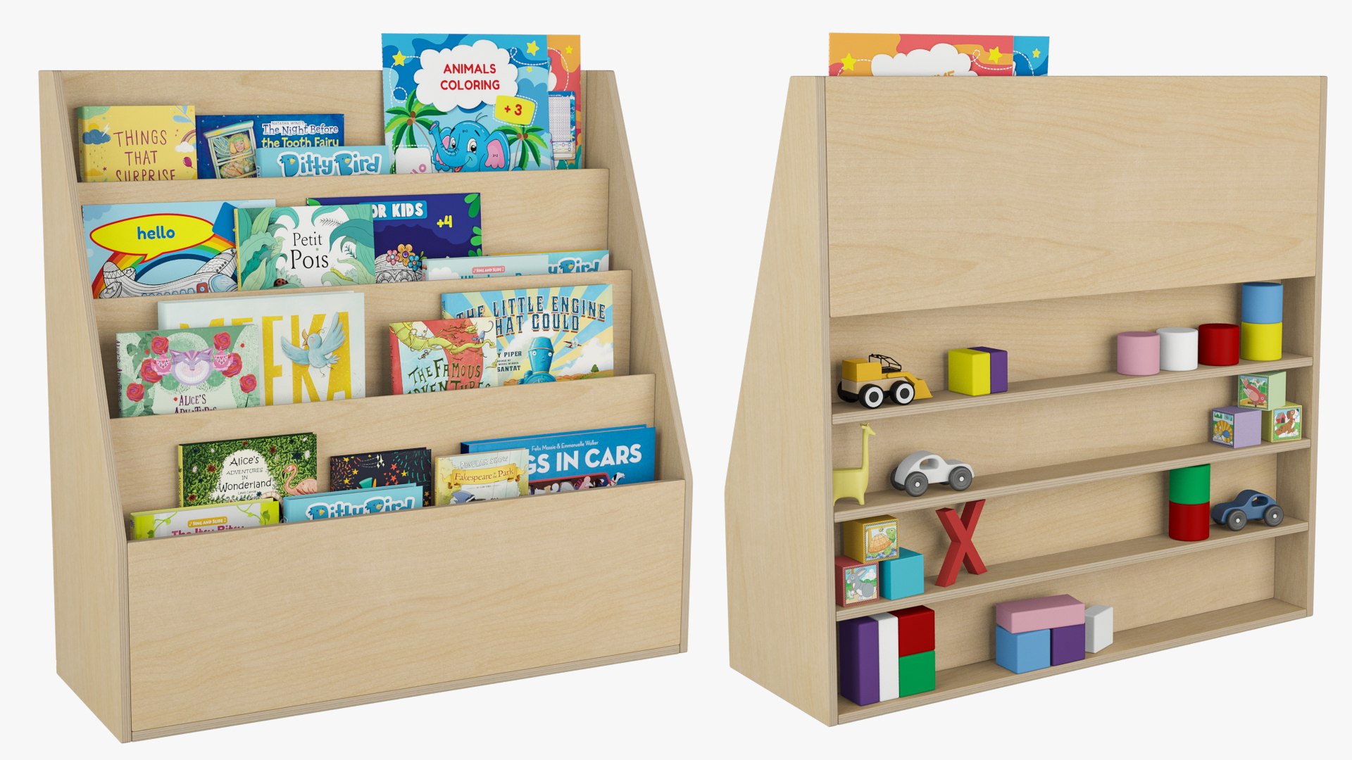 Kids Book Display 3D - TurboSquid 1473125