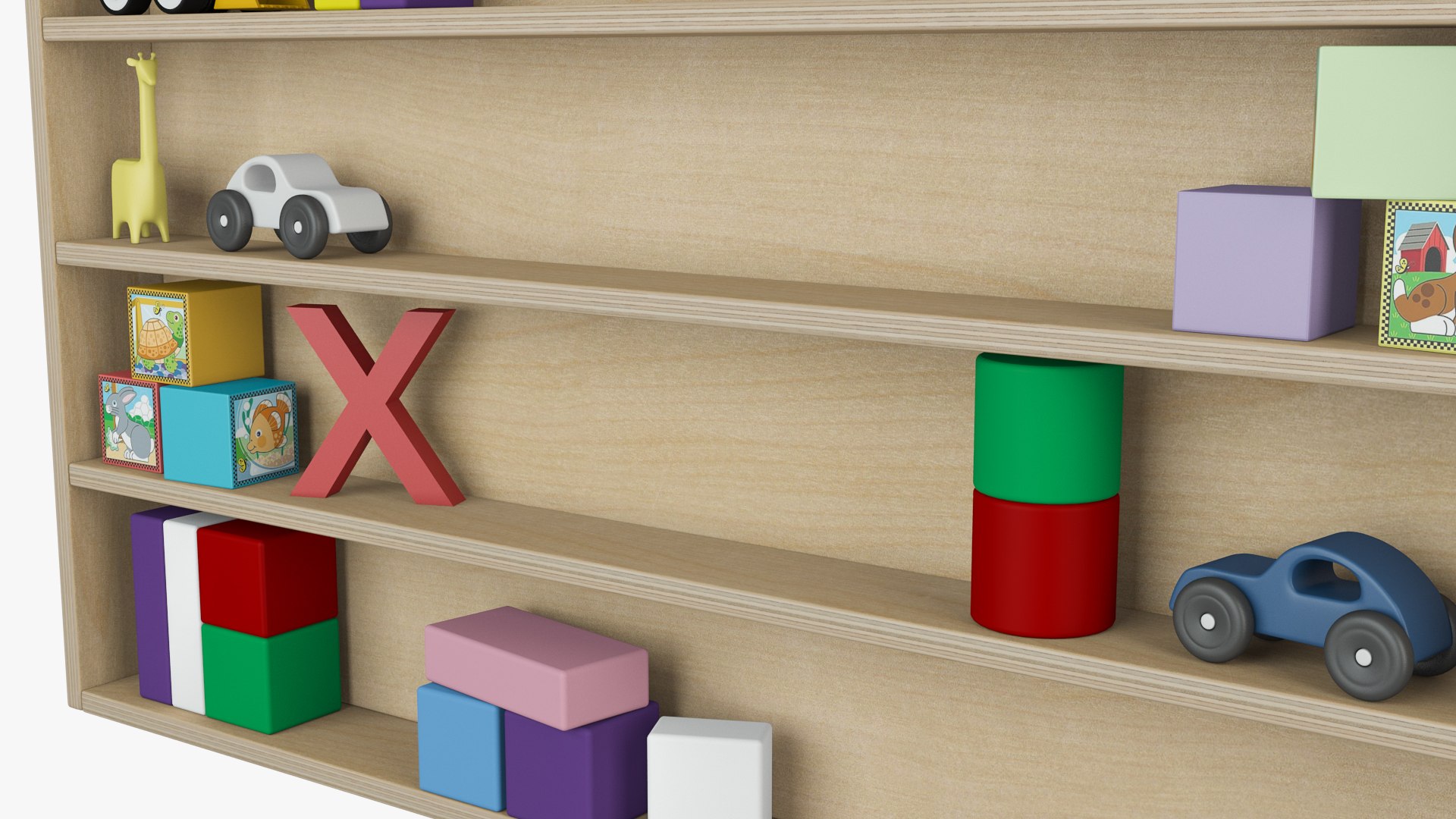 Kids Book Display 3D - TurboSquid 1473125