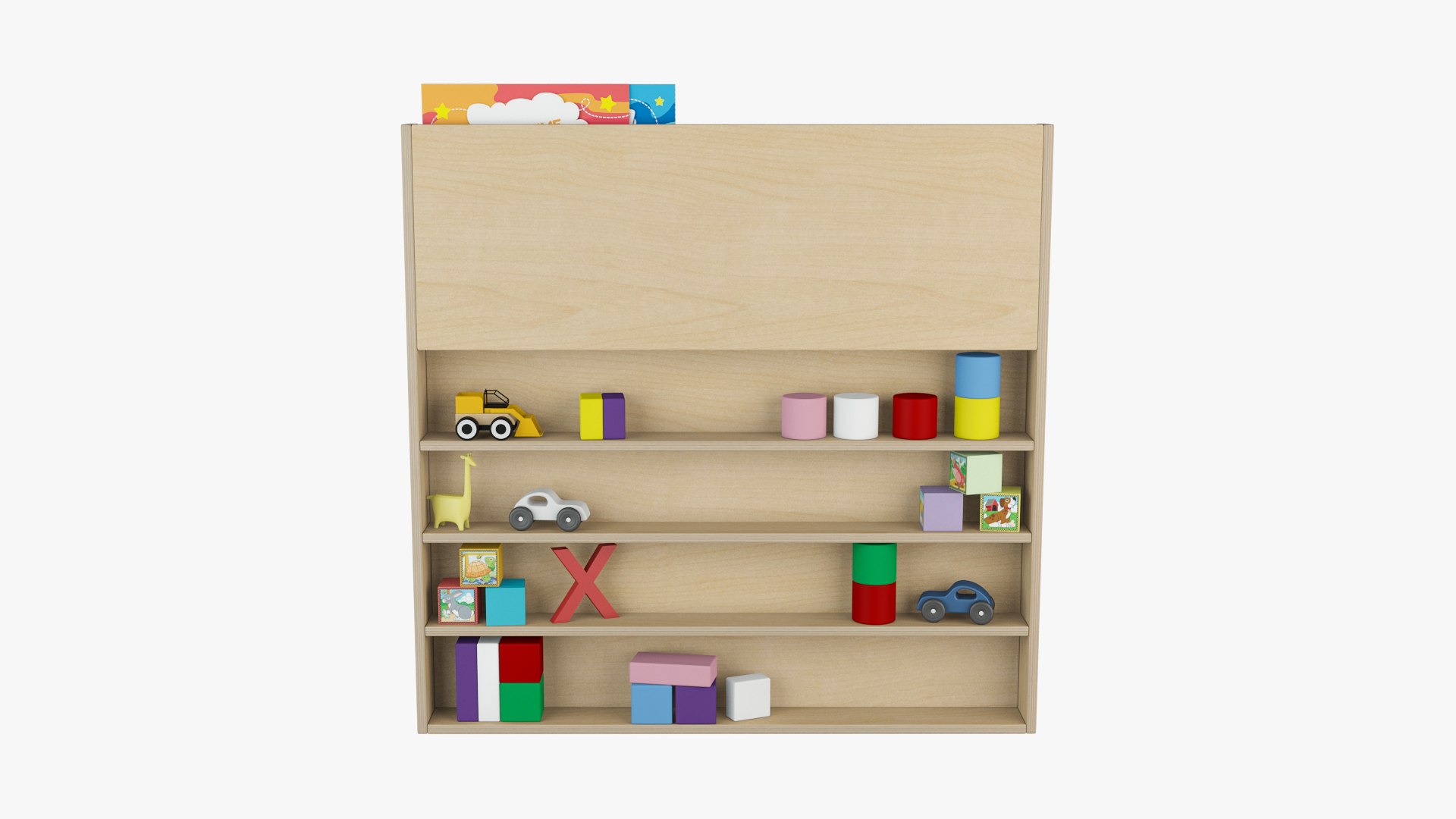 Kids Book Display 3D - TurboSquid 1473125