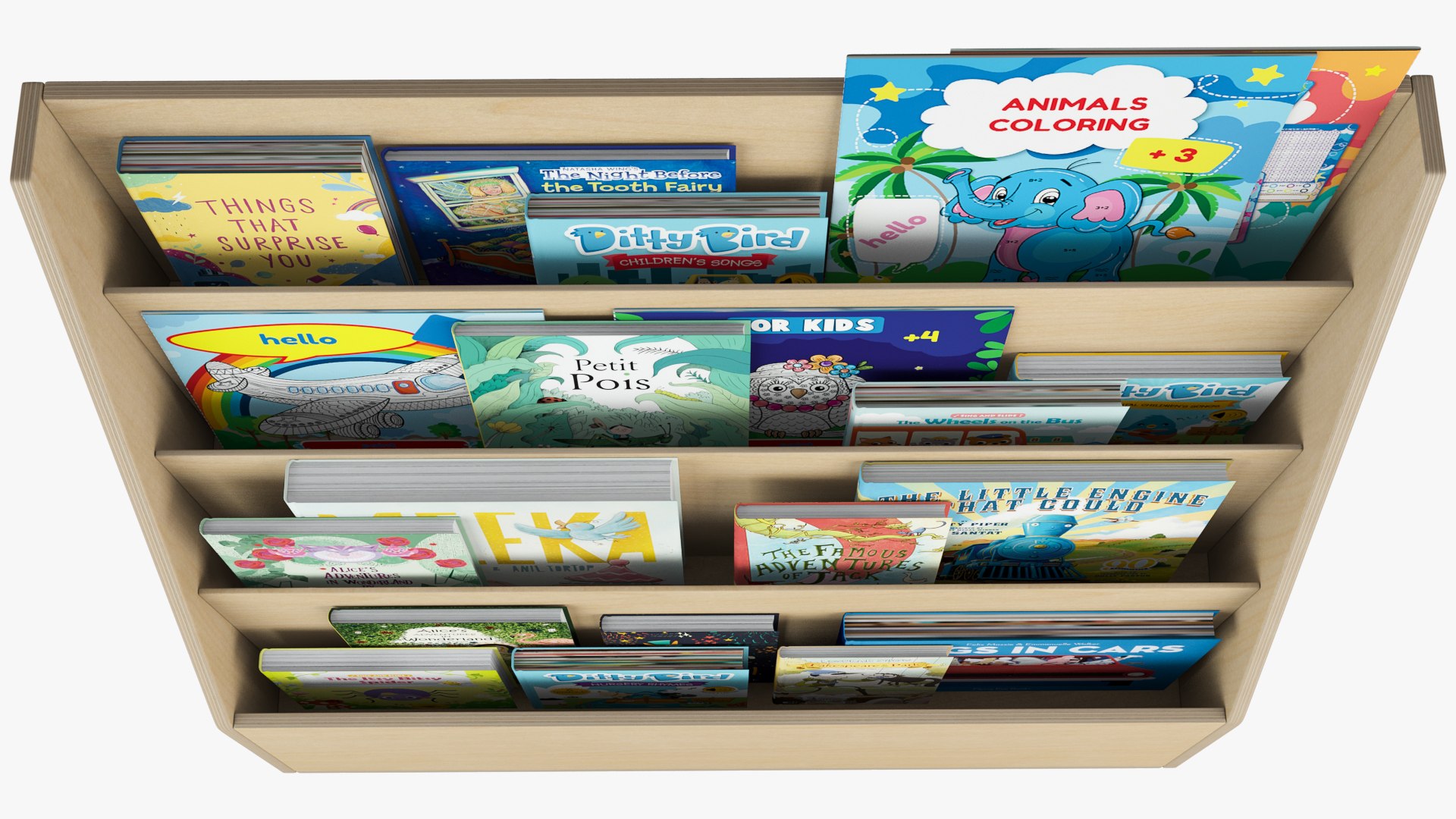 Kids Book Display 3D - TurboSquid 1473125