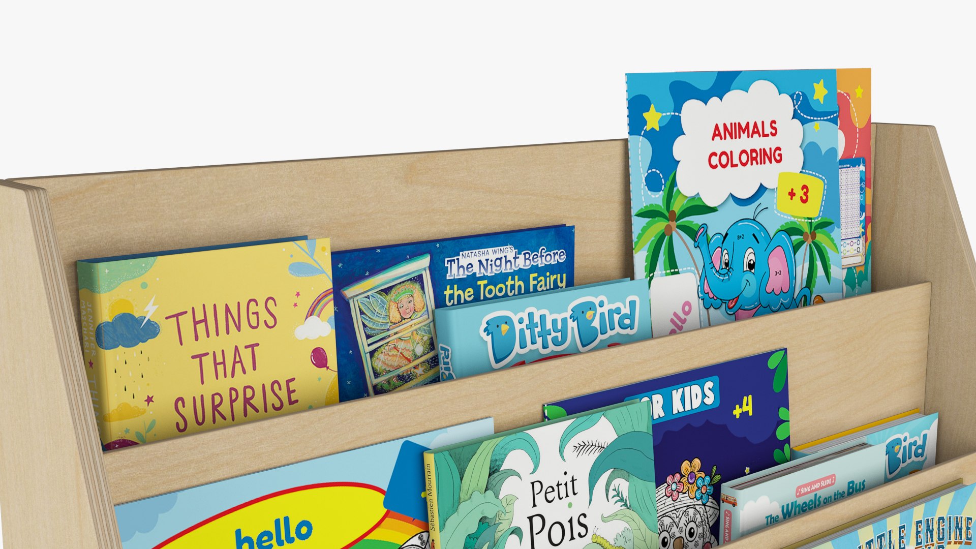 Kids Book Display 3D - TurboSquid 1473125