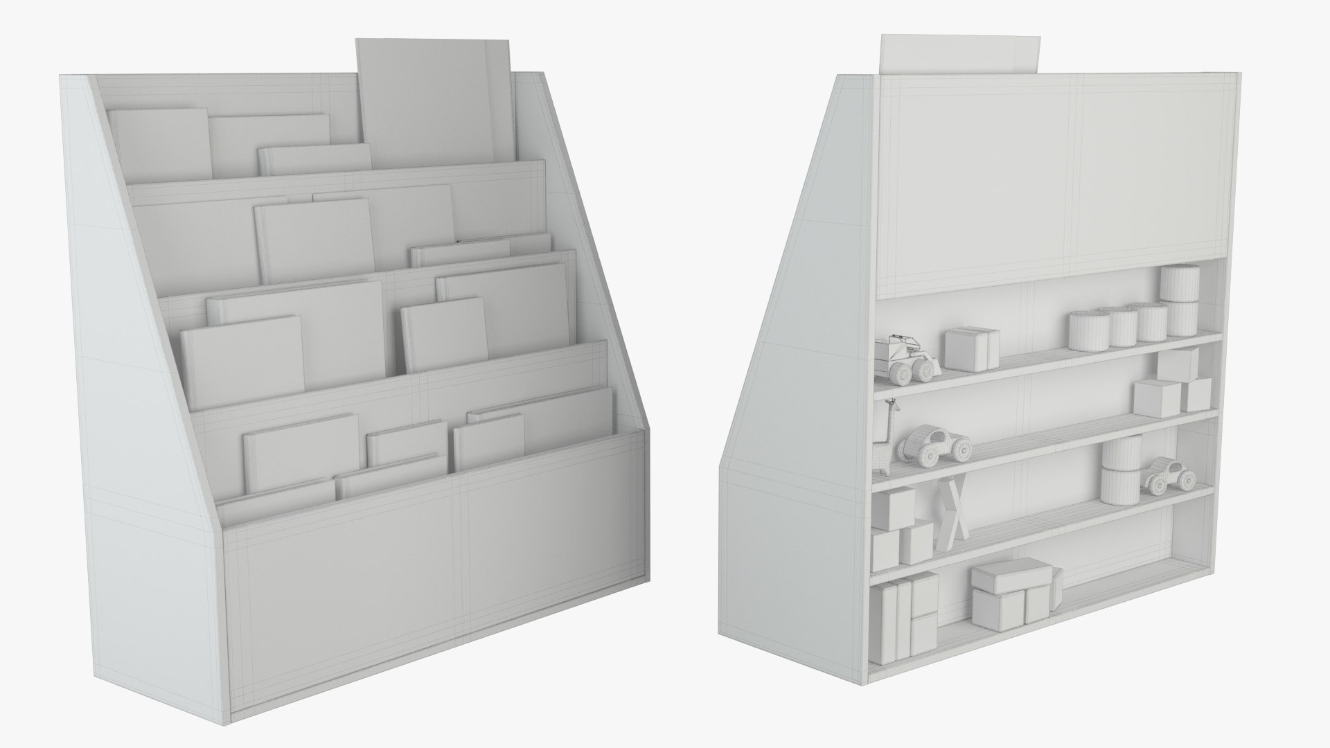 Kids Book Display 3D - TurboSquid 1473125