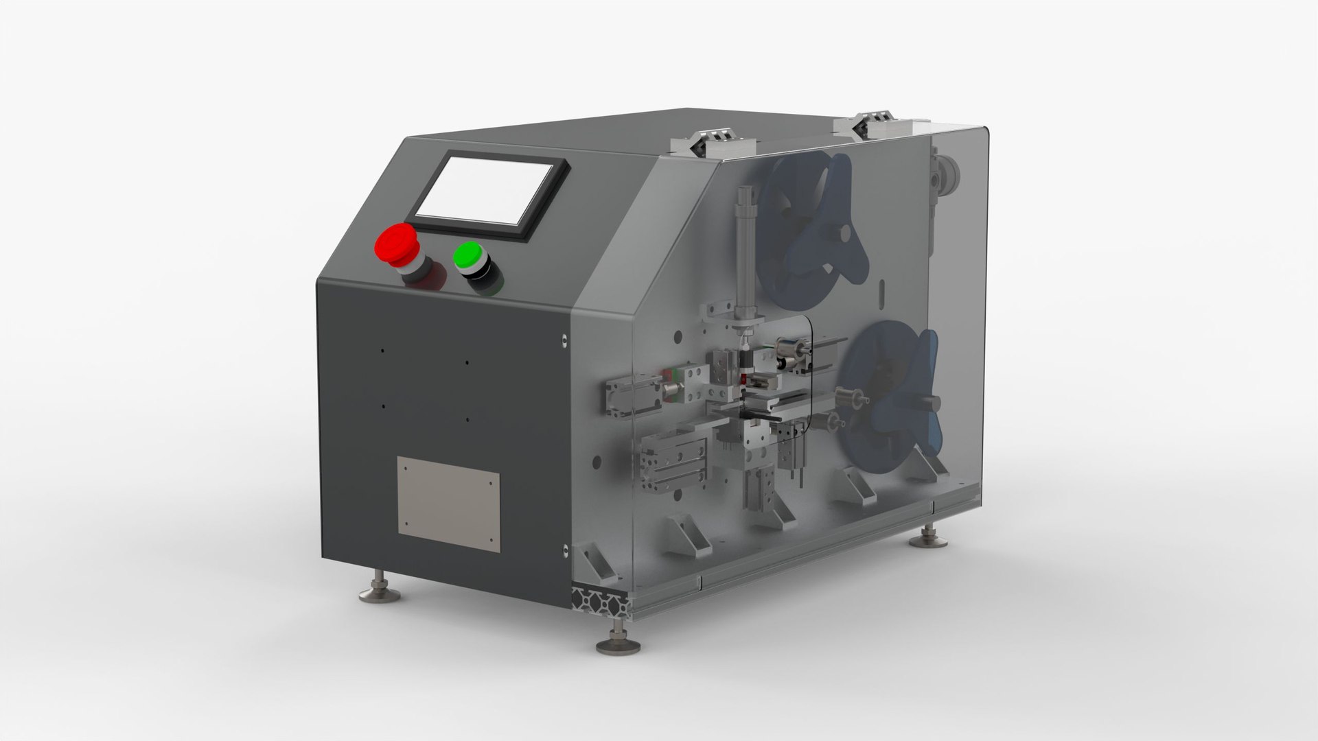 Automatic Square Wire Wrapped Copper Machine 3D - TurboSquid 1955175