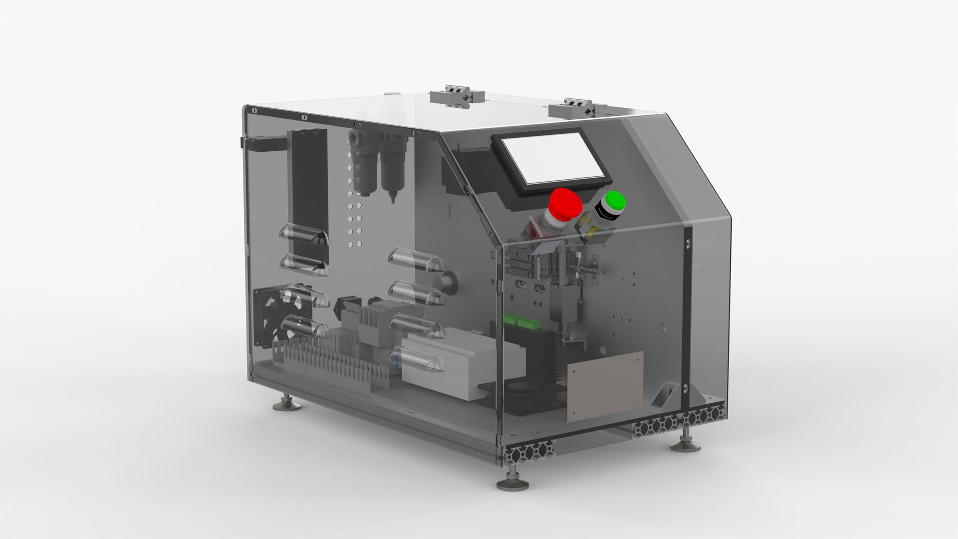 Automatic Square Wire Wrapped Copper Machine 3D - TurboSquid 1955175