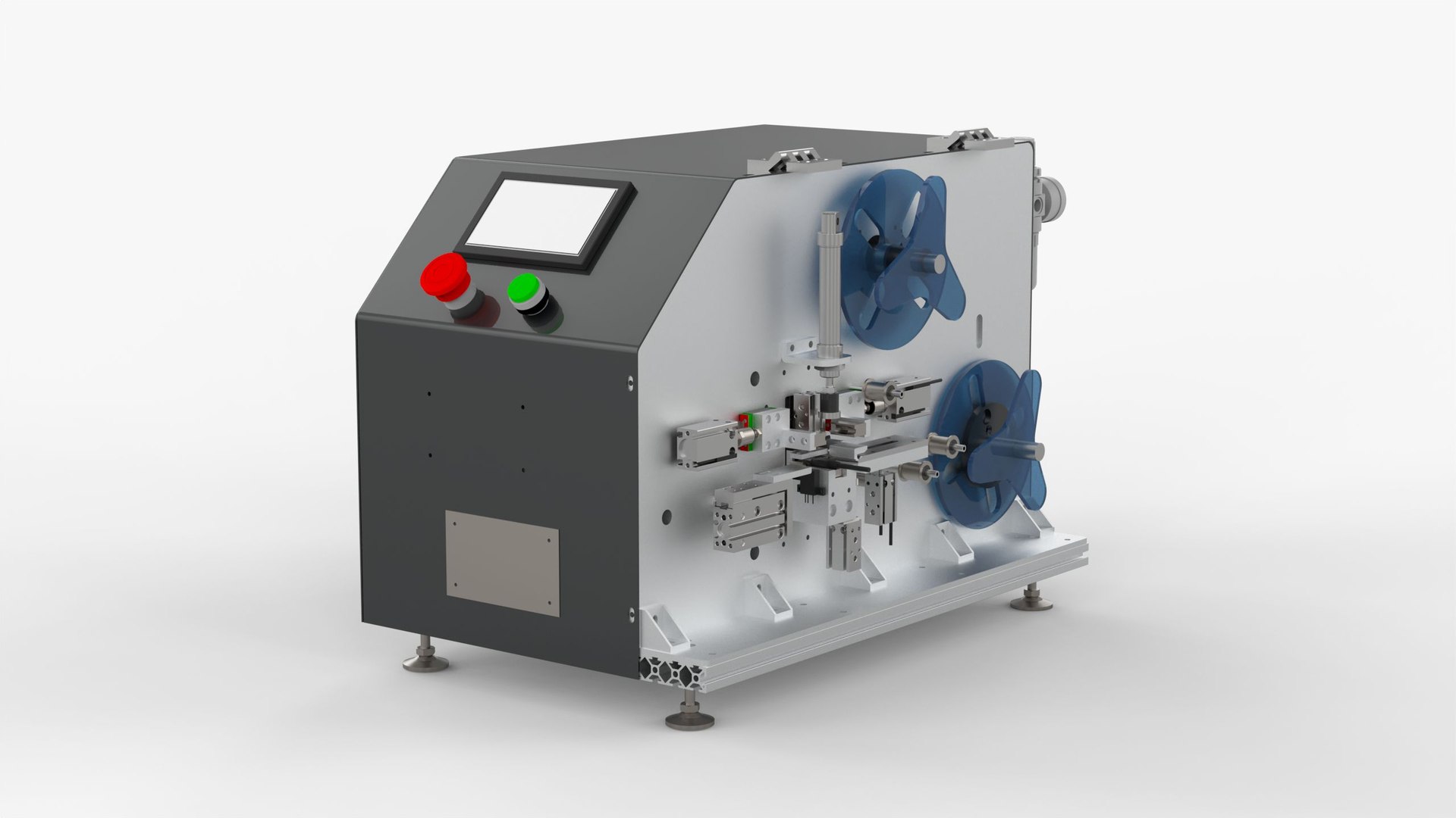 Automatic Square Wire Wrapped Copper Machine 3D - TurboSquid 1955175