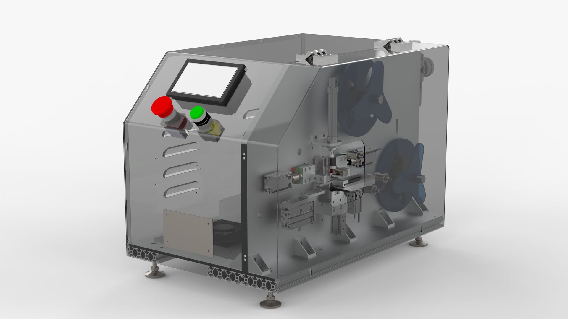 Automatic Square Wire Wrapped Copper Machine 3D - TurboSquid 1955175