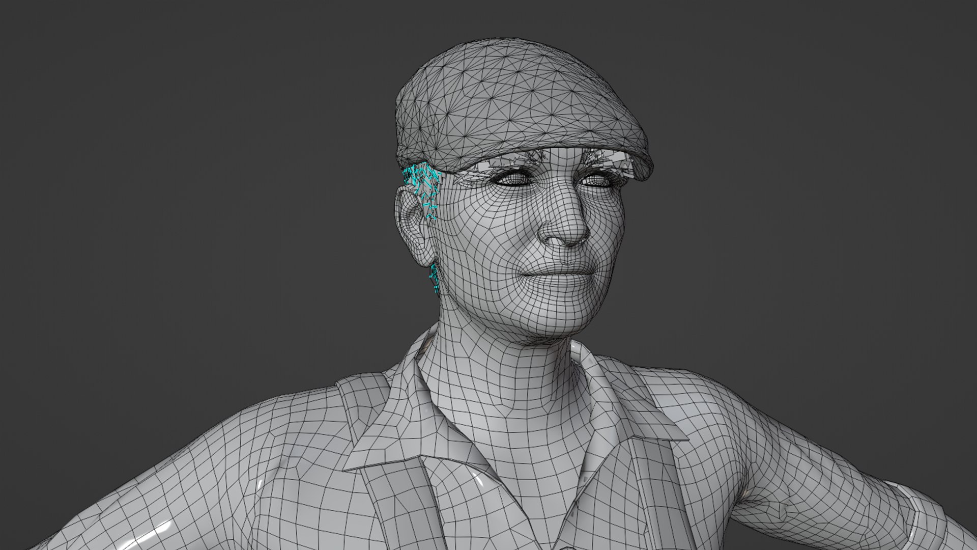 Realistic Rigged Old Man Game Ready Blender Character 3D Model 3D Model ...