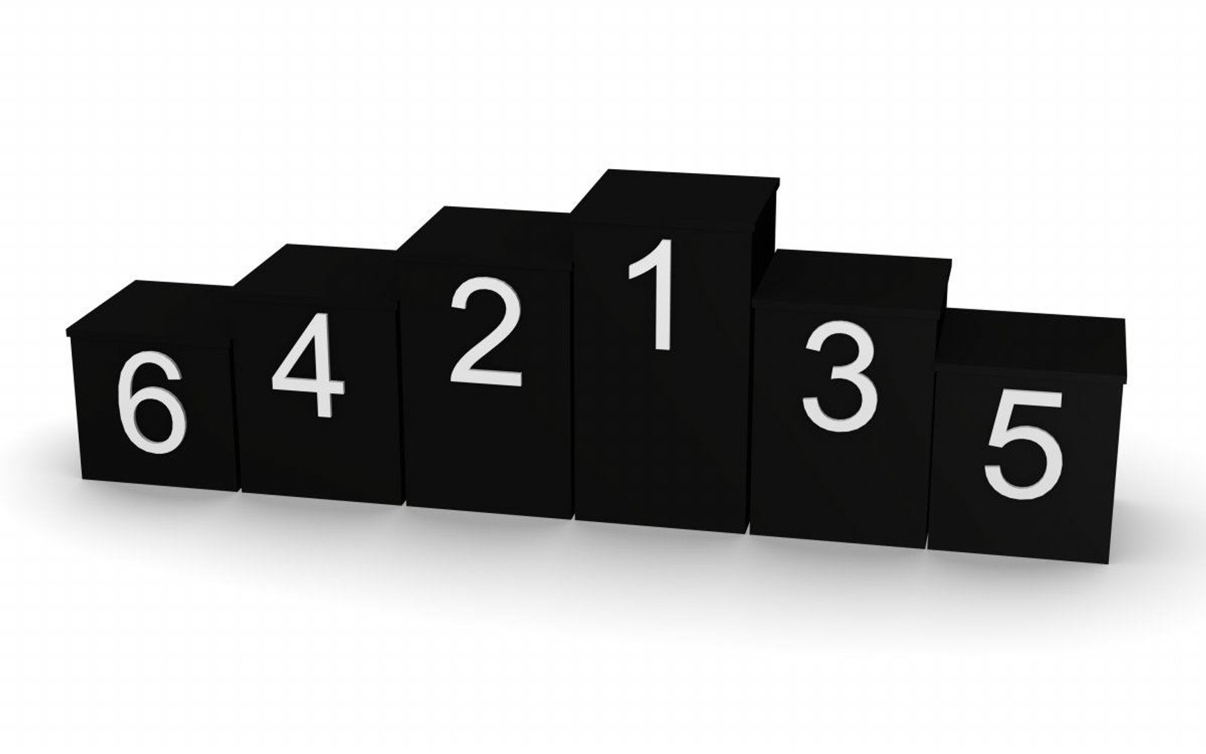 3d Podium Winner Win