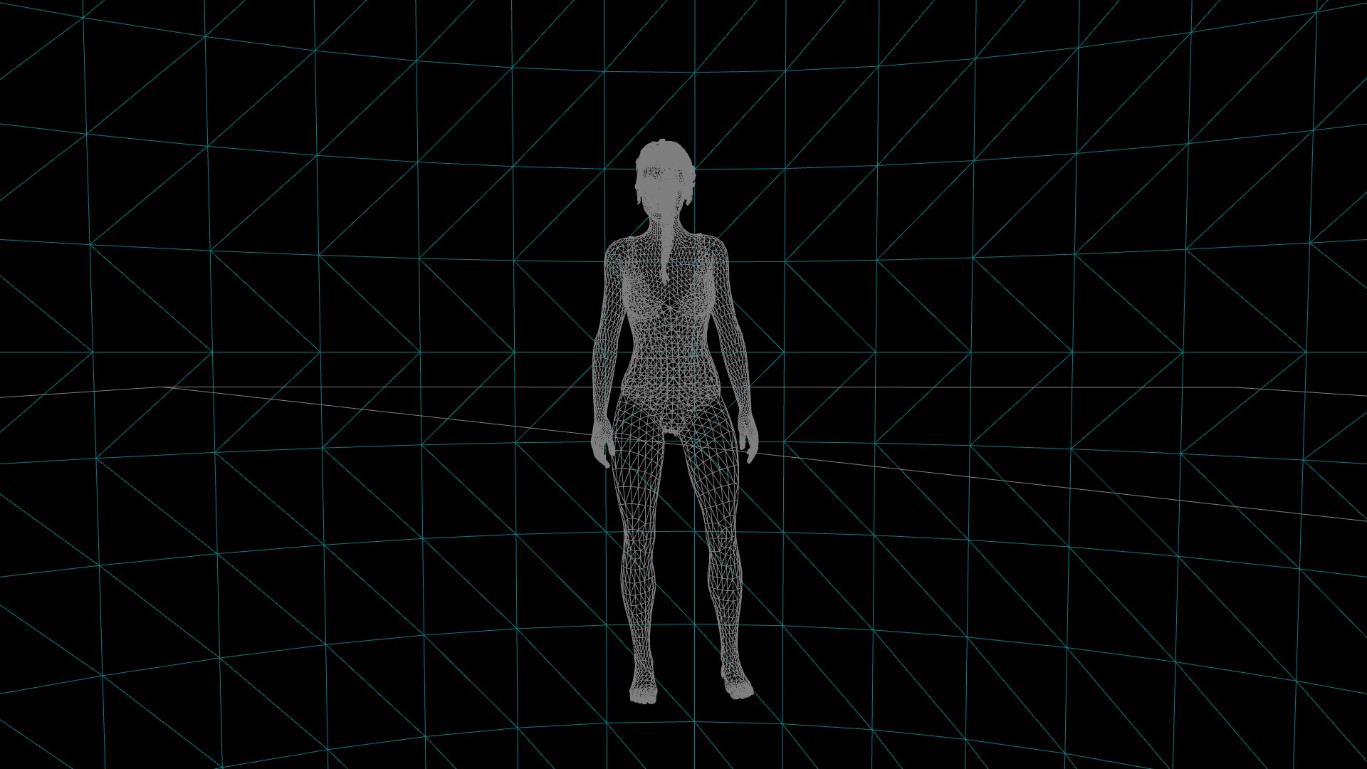 Woman In A Swimsuit - Unreal Engine Rigged Character 3D Model ...