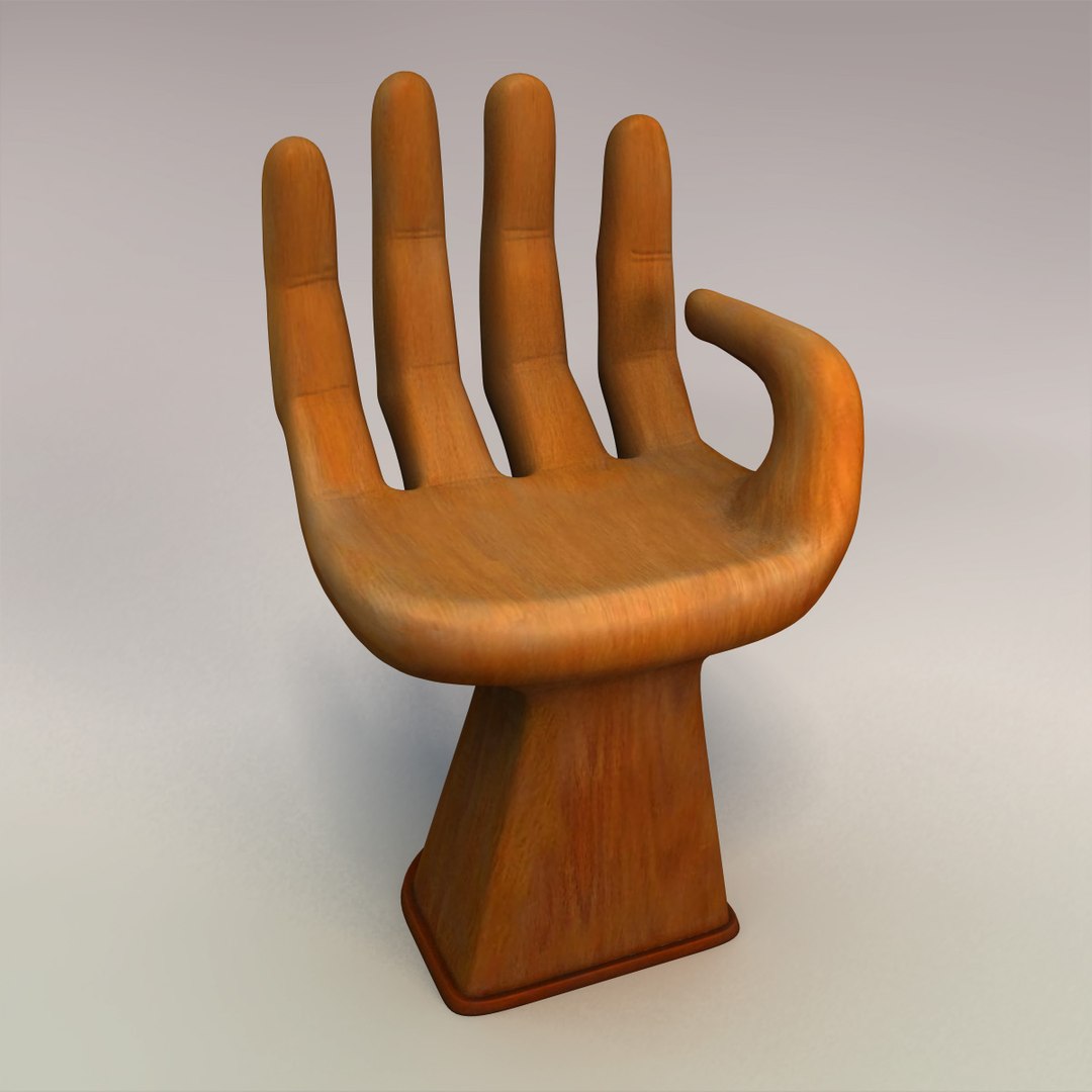 Art Hand Chair Obj