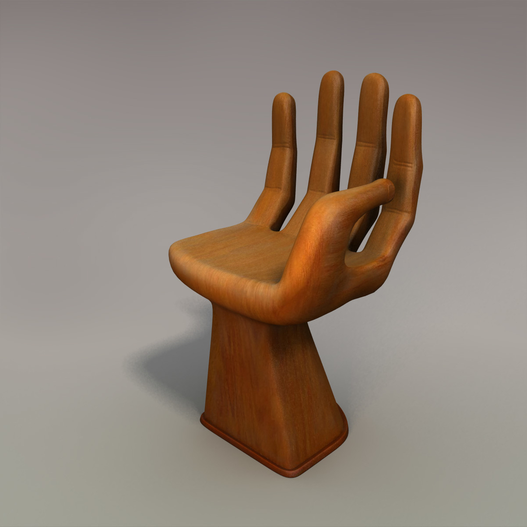 Art Hand Chair Obj