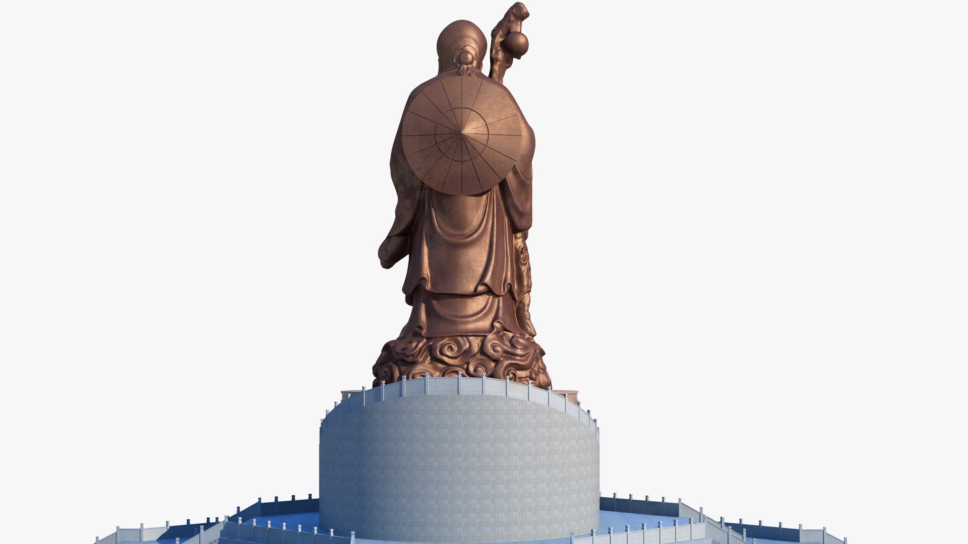 3D Longevity Star Statue - TurboSquid 1994179