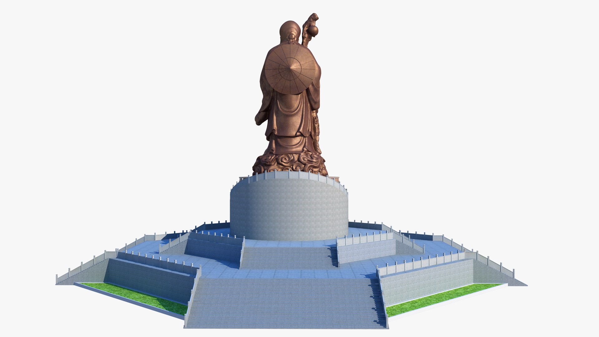 3D Longevity Star Statue - TurboSquid 1994179