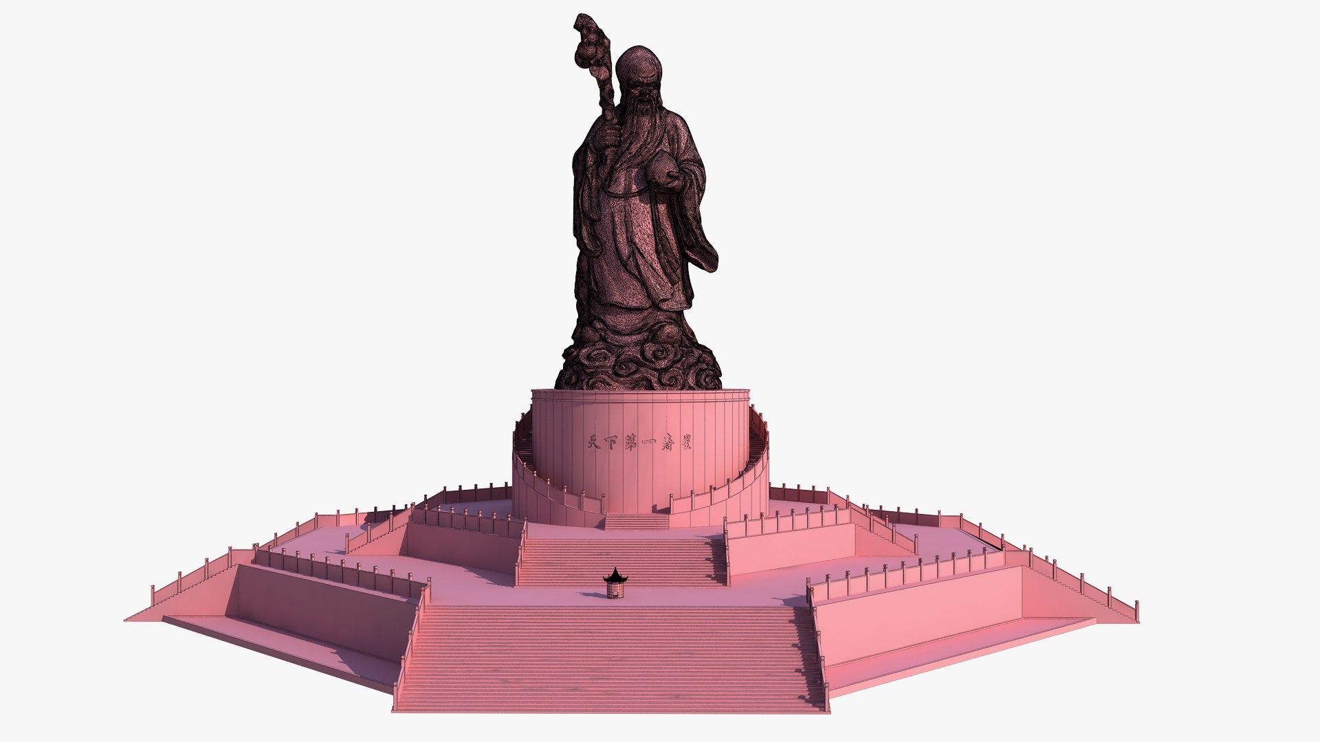 3D Longevity Star Statue - TurboSquid 1994179