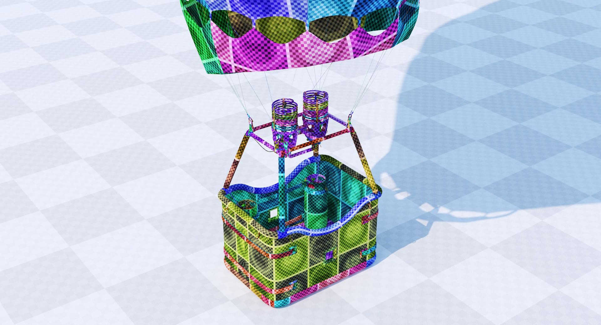 3D hot air balloon model - TurboSquid 1329047