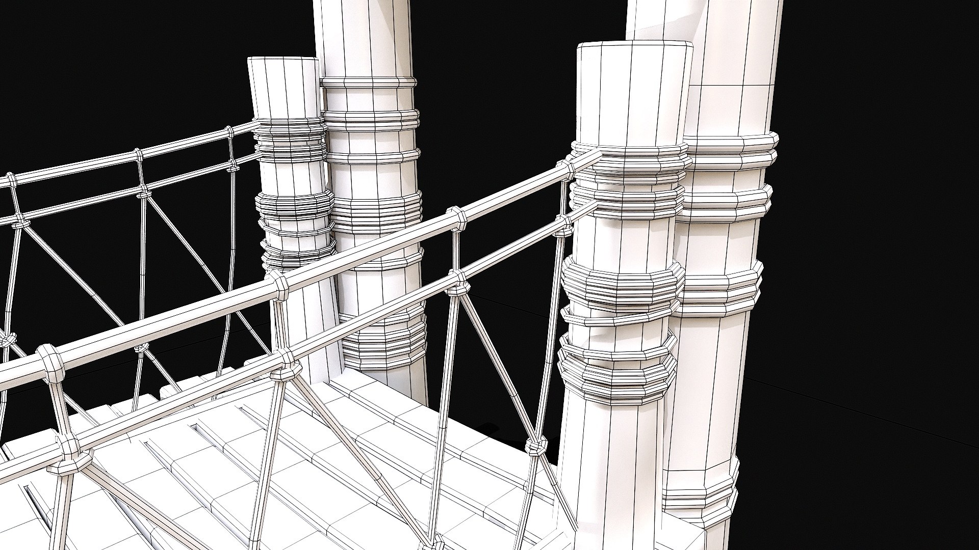 3D Modular Viking Bridge - TurboSquid 2358062