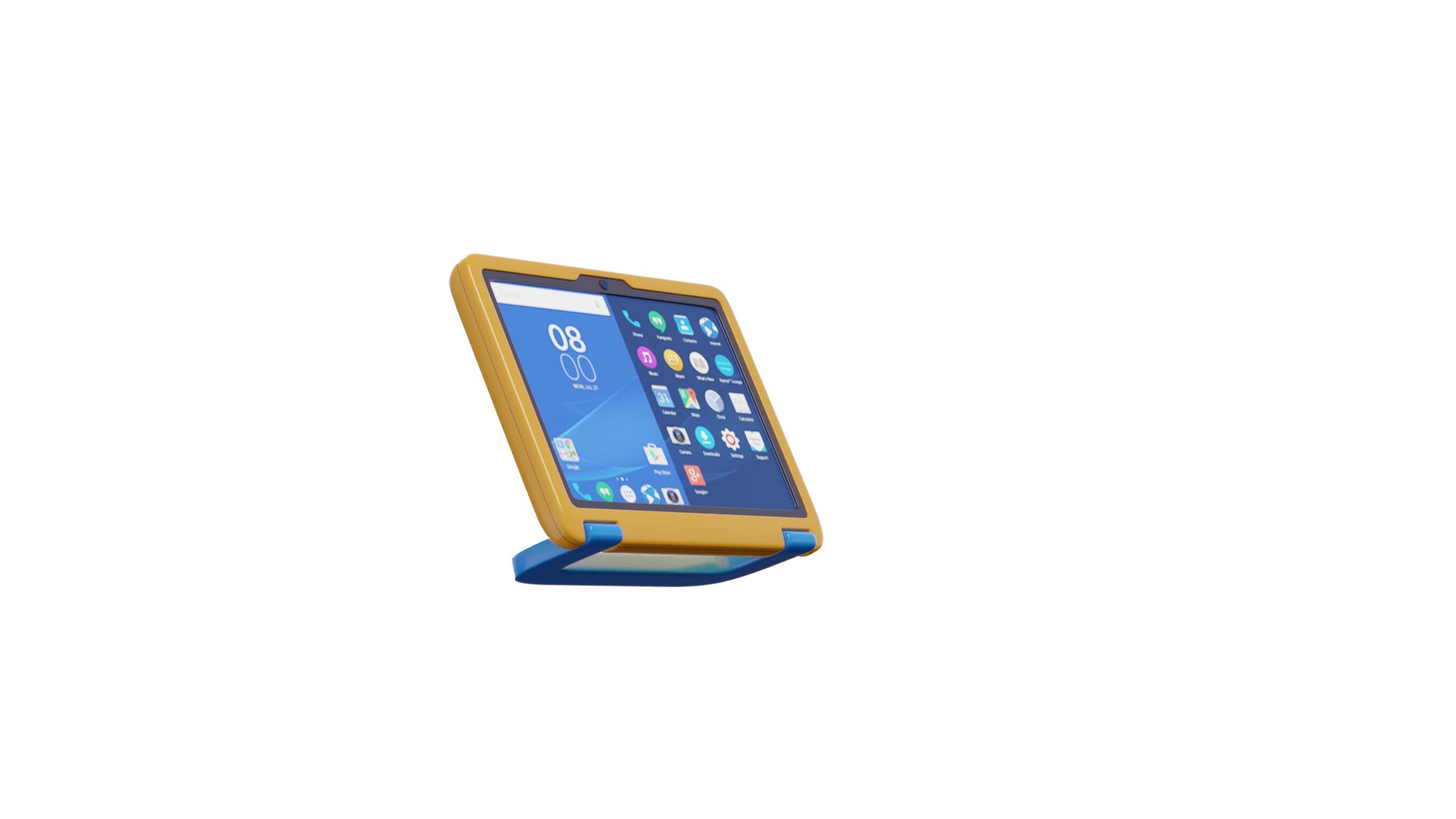 3D 3D Tablet Set 01 Model - TurboSquid 2313953