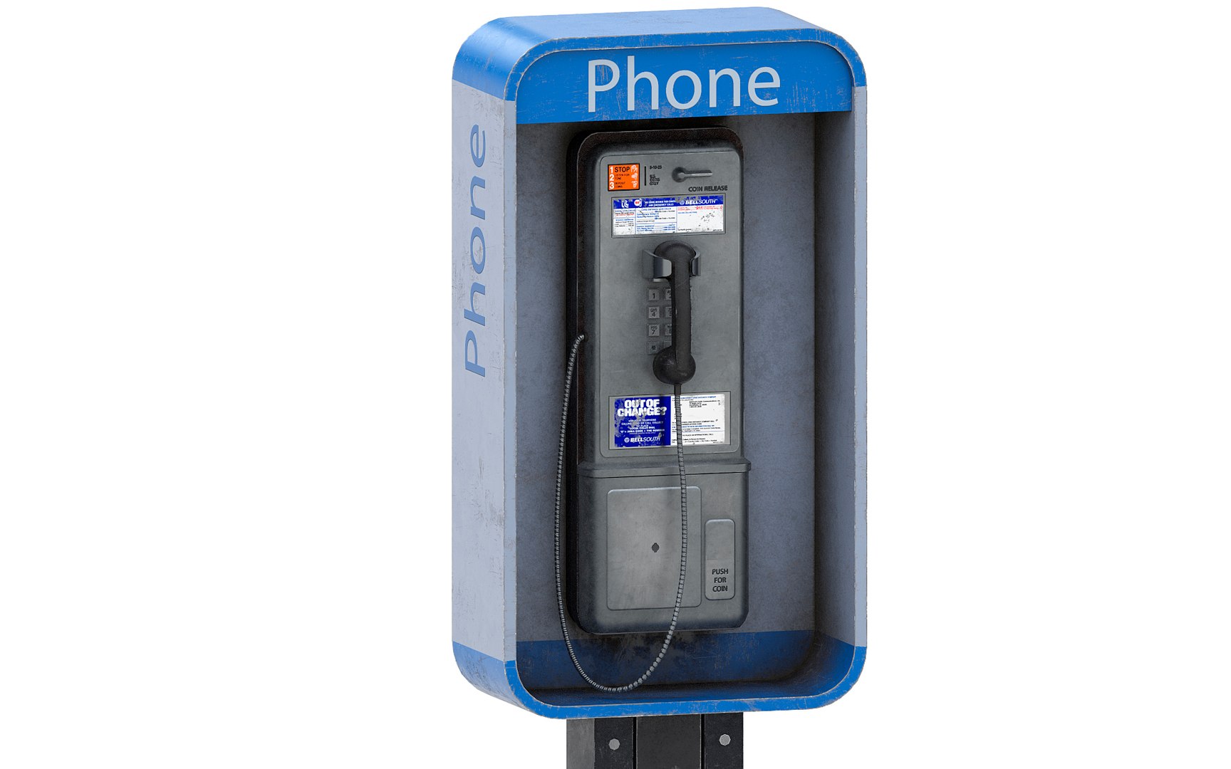 3D Pay Phone - TurboSquid 2118390