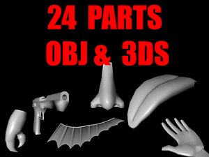 3d model gun railgun