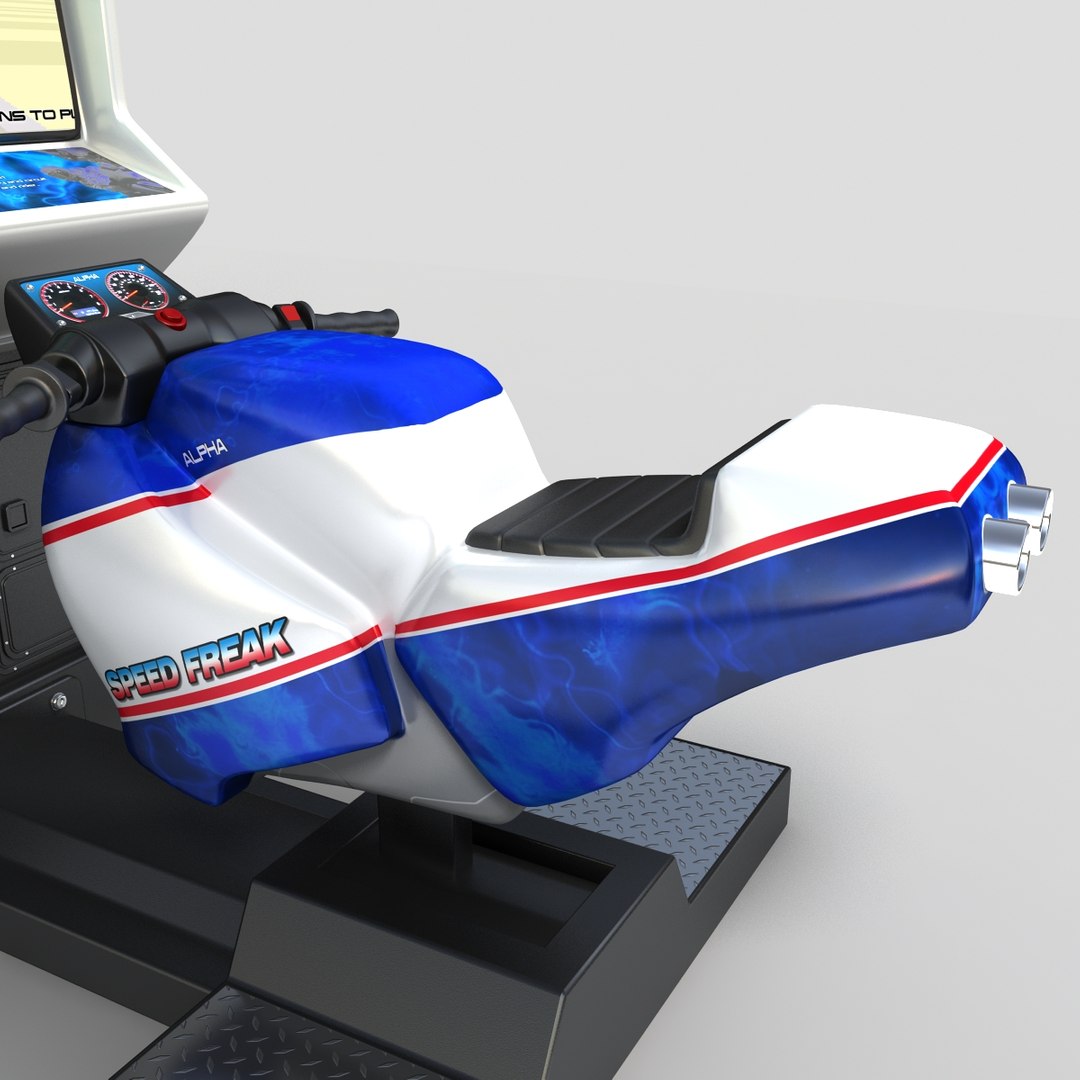 3d Arcade Bike Racing Model