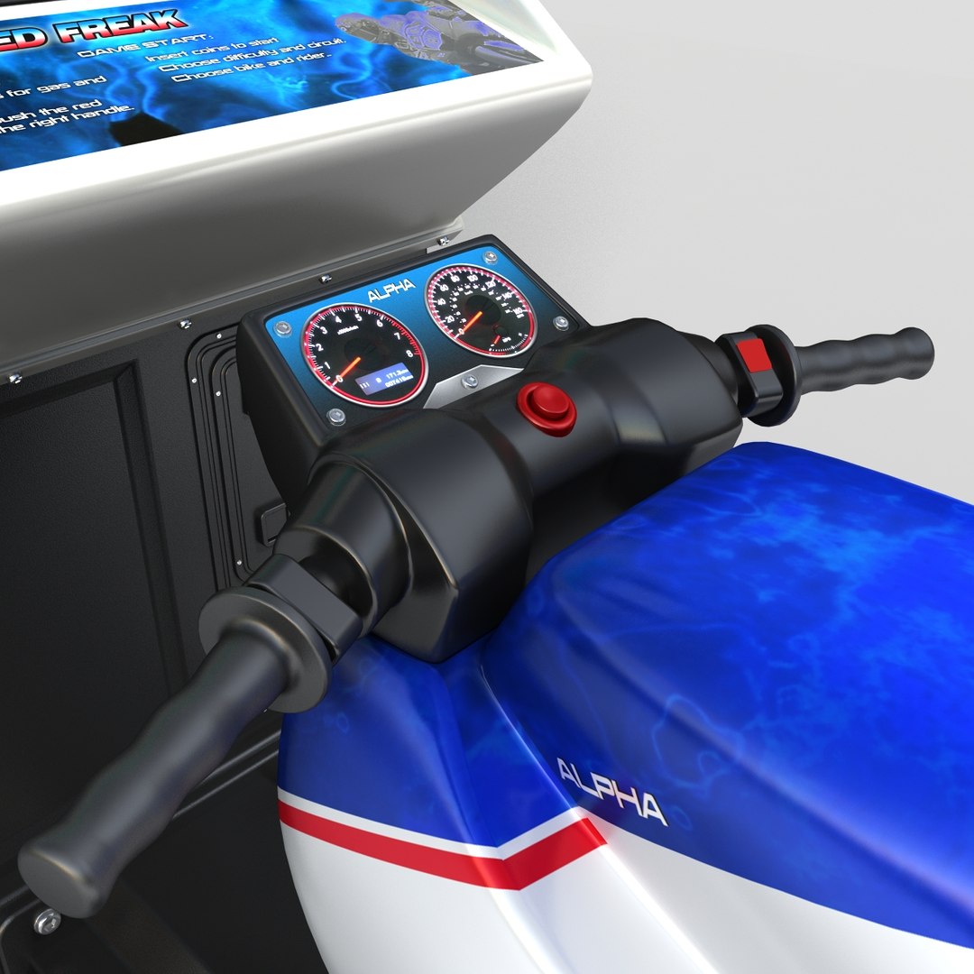 3d Arcade Bike Racing Model