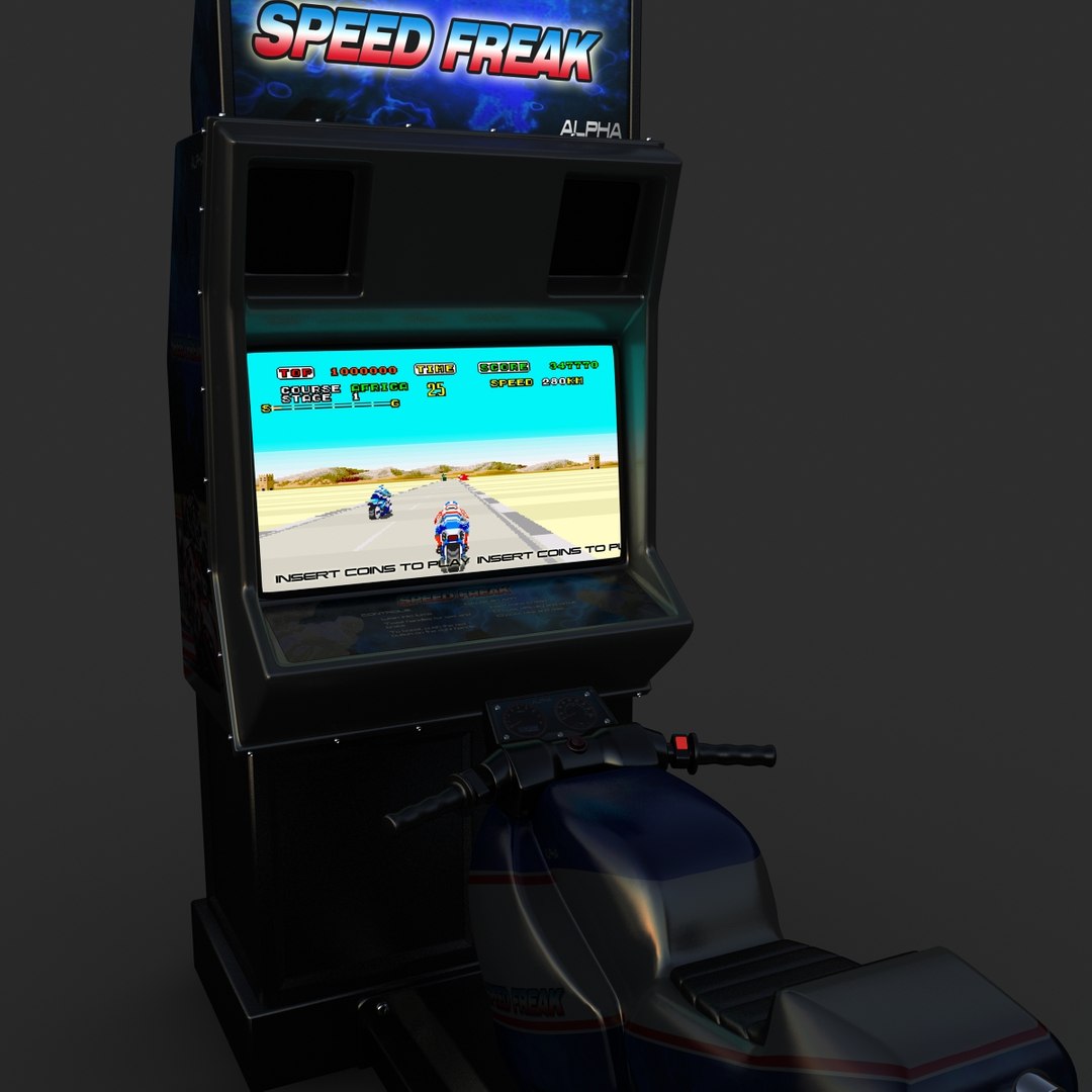 3d Arcade Bike Racing Model