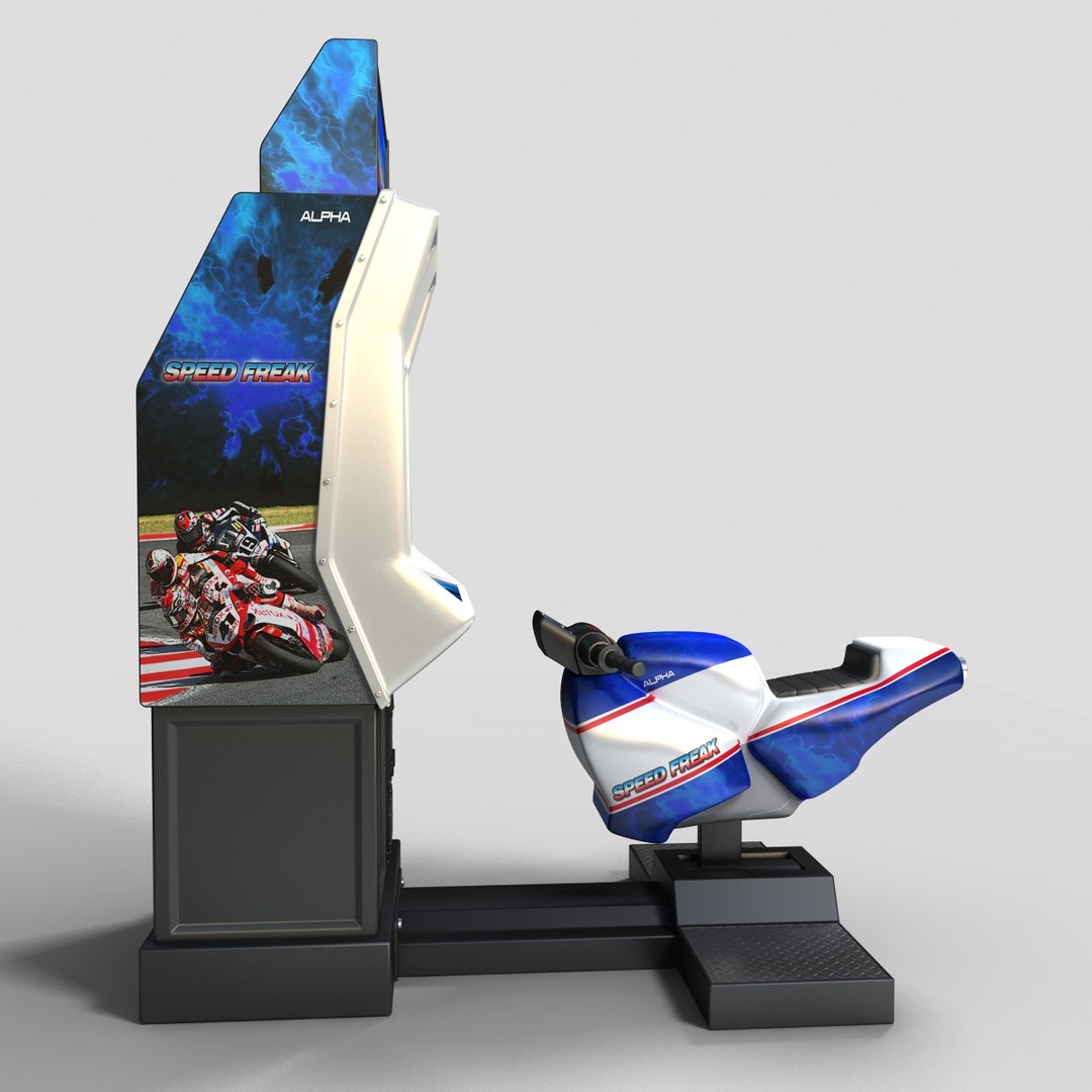 3d Arcade Bike Racing Model