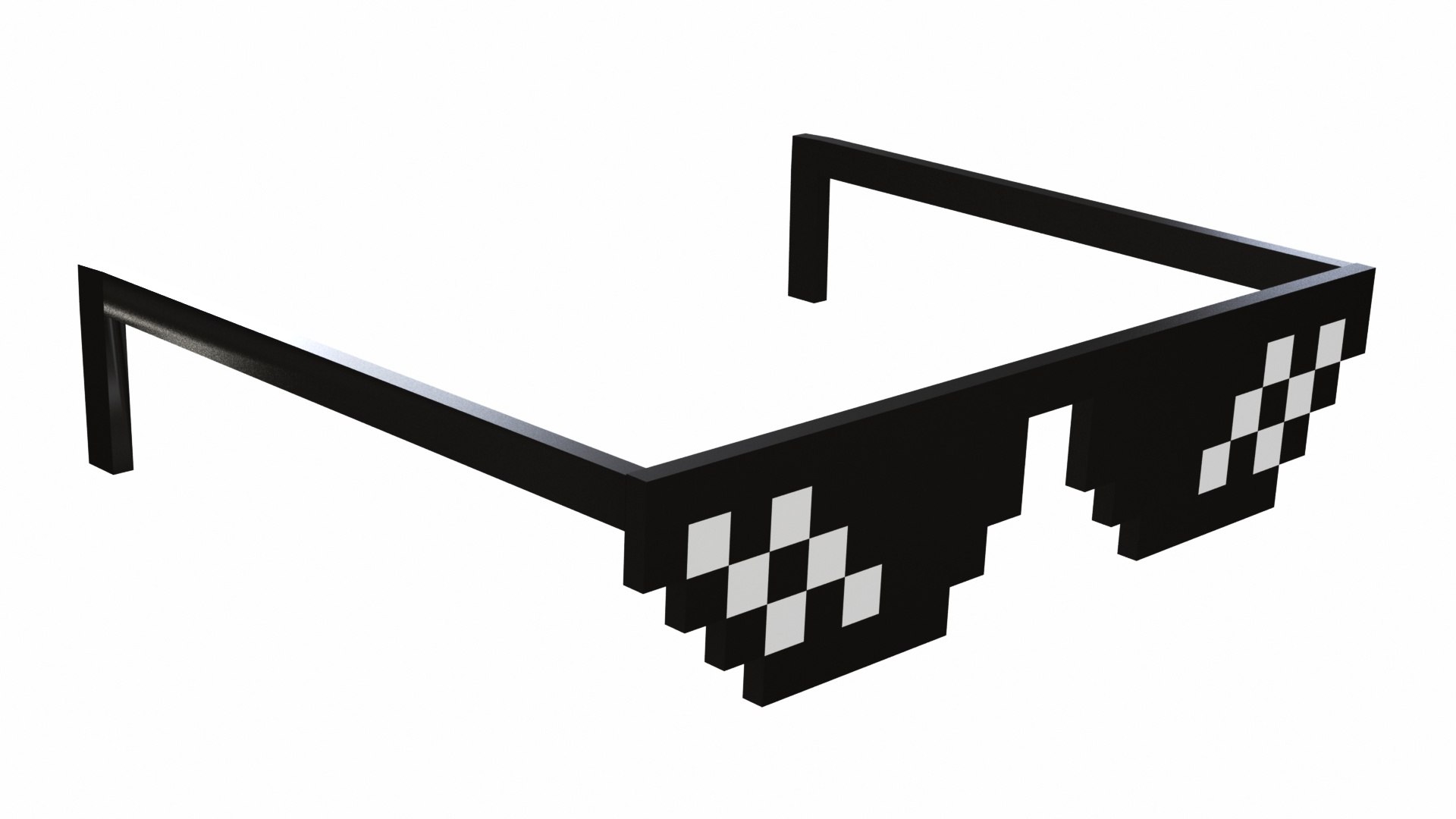 3D Thug Life Glasses - TurboSquid 1929439