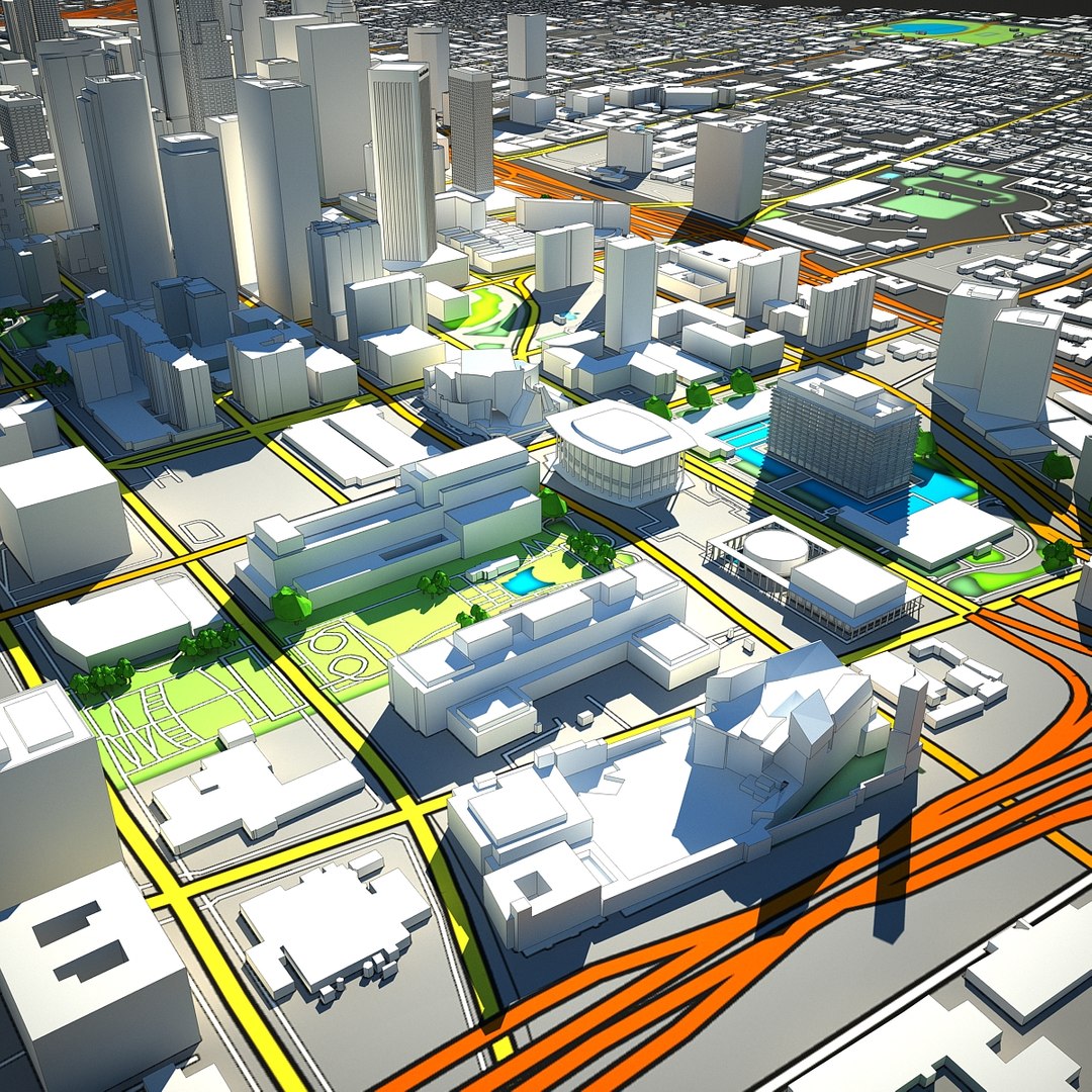 Free Los Angeles 3D Model - TurboSquid 1492143
