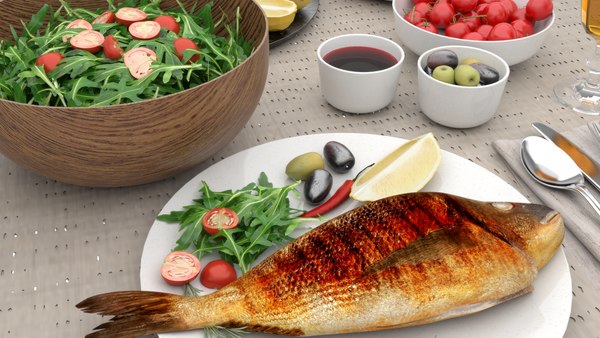 3D fish food - TurboSquid 2022010