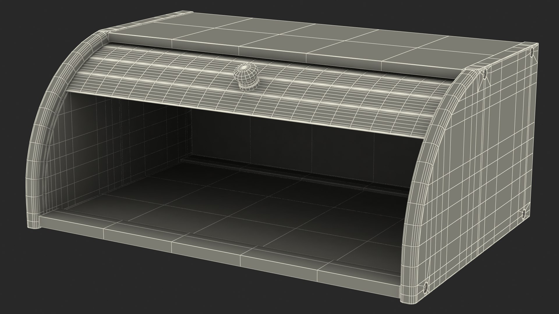 3D Bread Box Bamboo White Rigged - TurboSquid 1908697