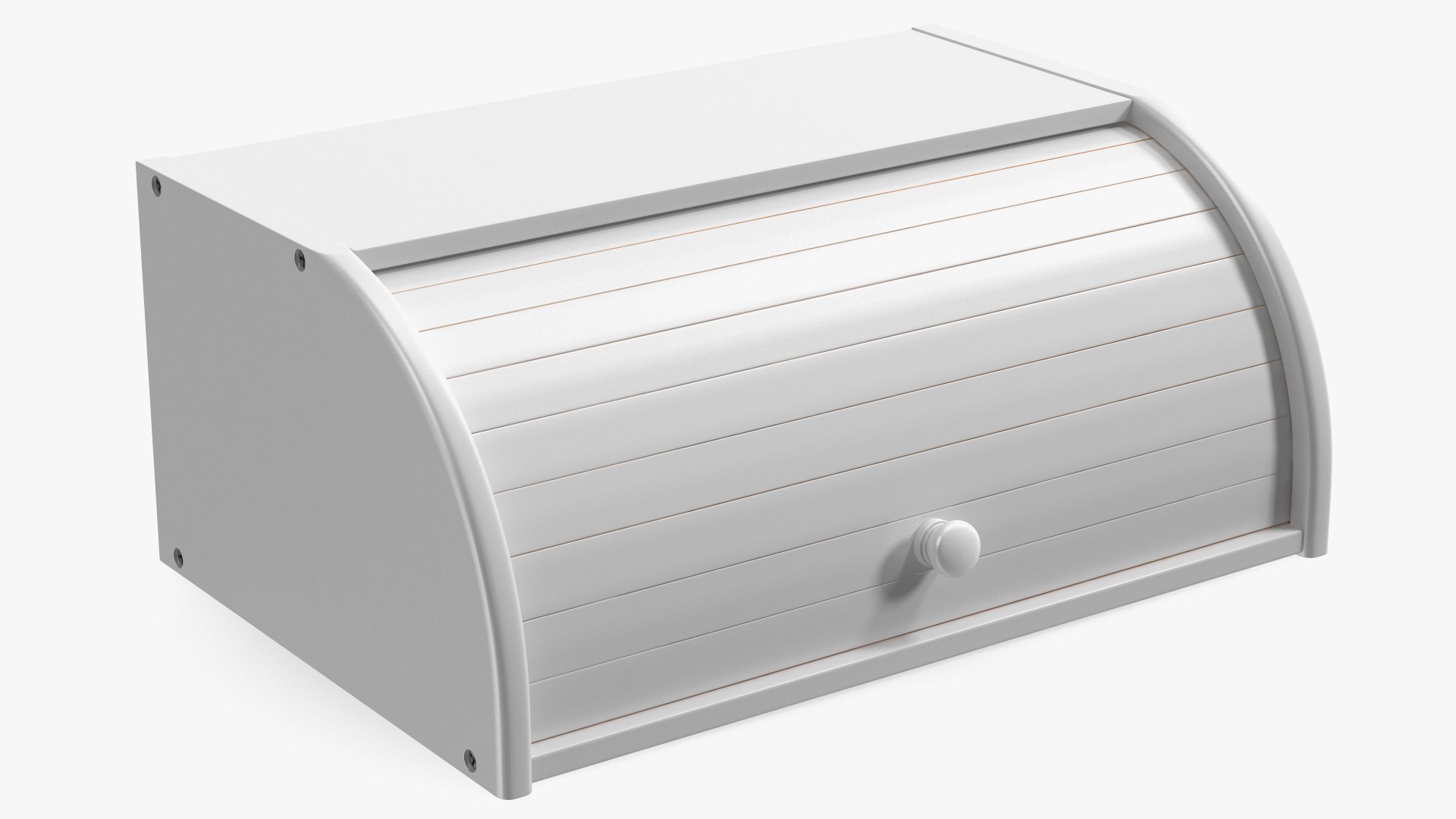 3D Bread Box Bamboo White Rigged - TurboSquid 1908697