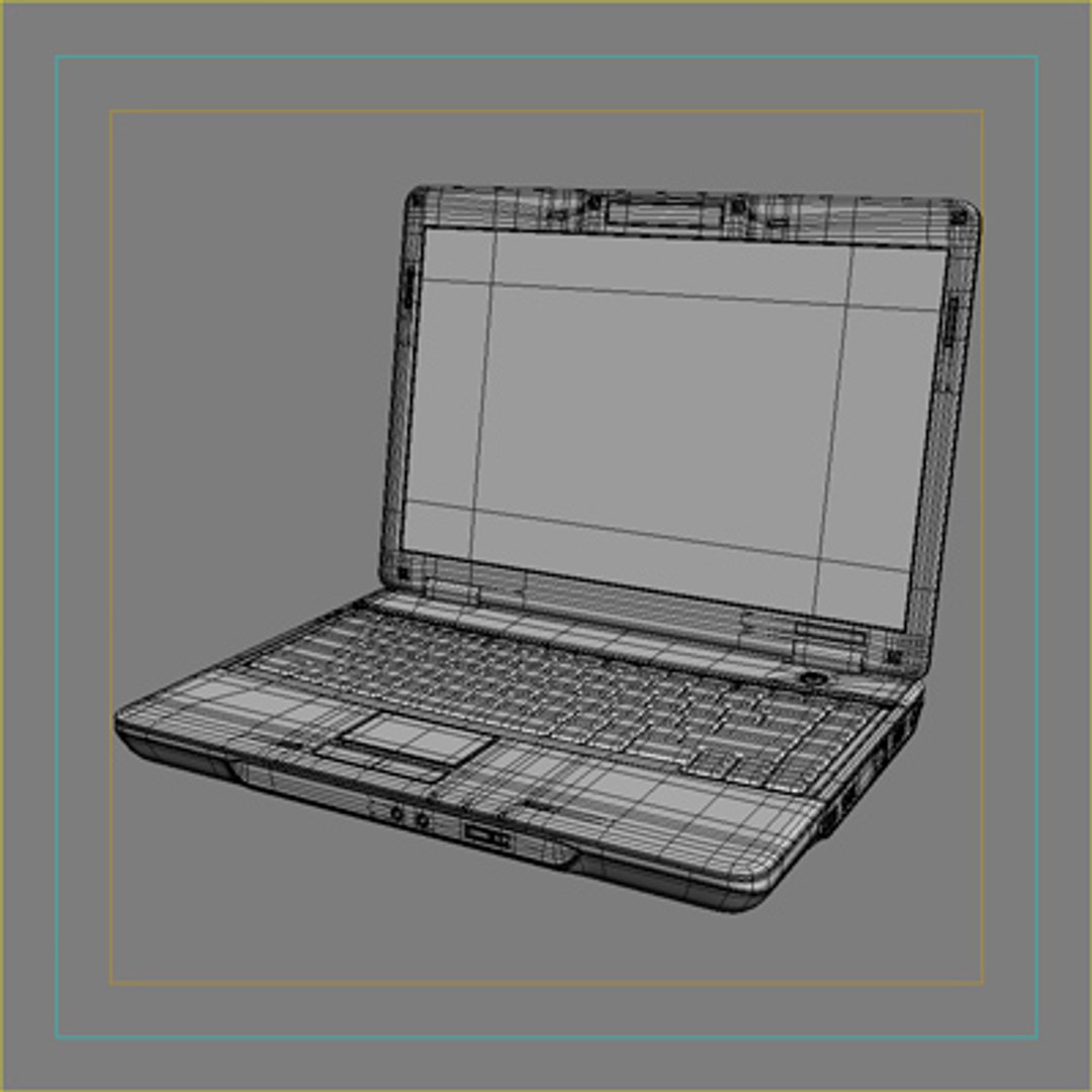 Emachines Notebook 3d Model